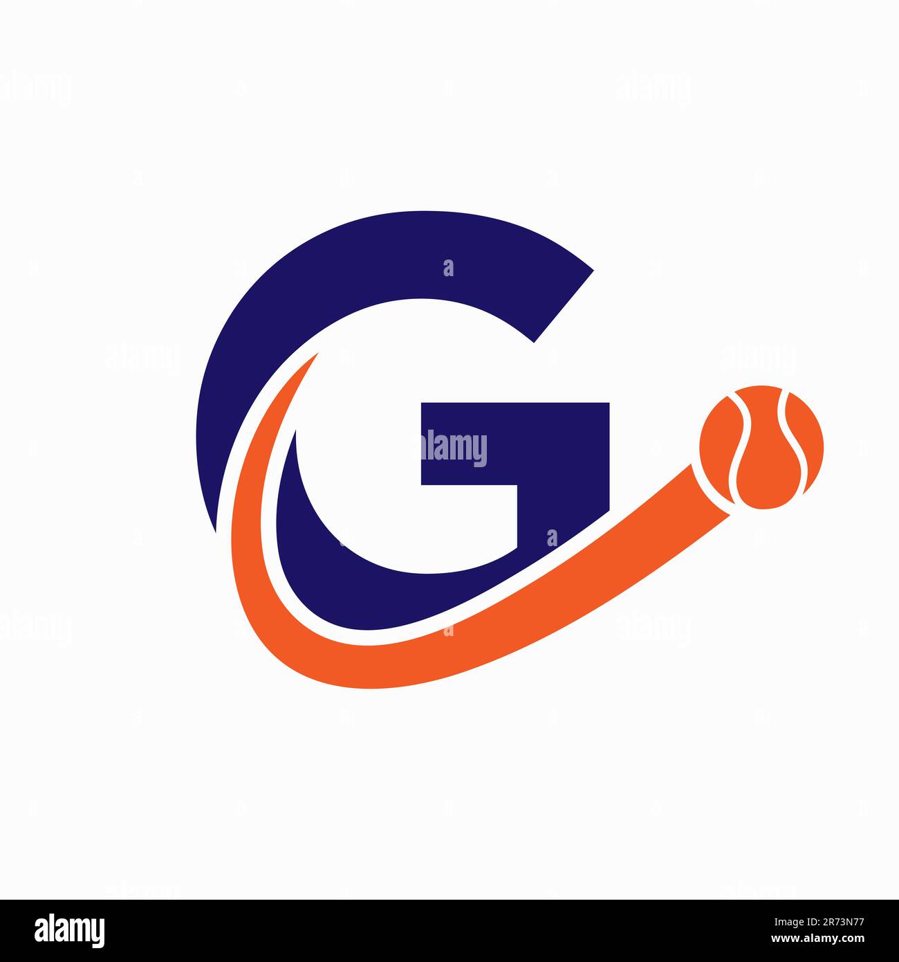 Tennis Logo Design On Letter G Template. Tennis Sport Academy, Club ...