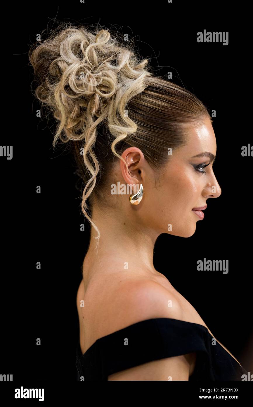 Ellie Spence poses for photographers upon arrival at the premiere of ...