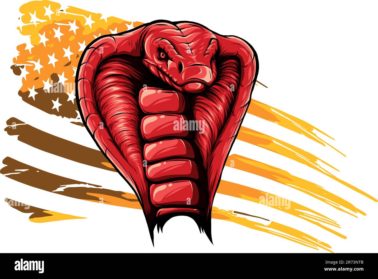 animal cobra head colored vector illustration design Stock Vector Image ...