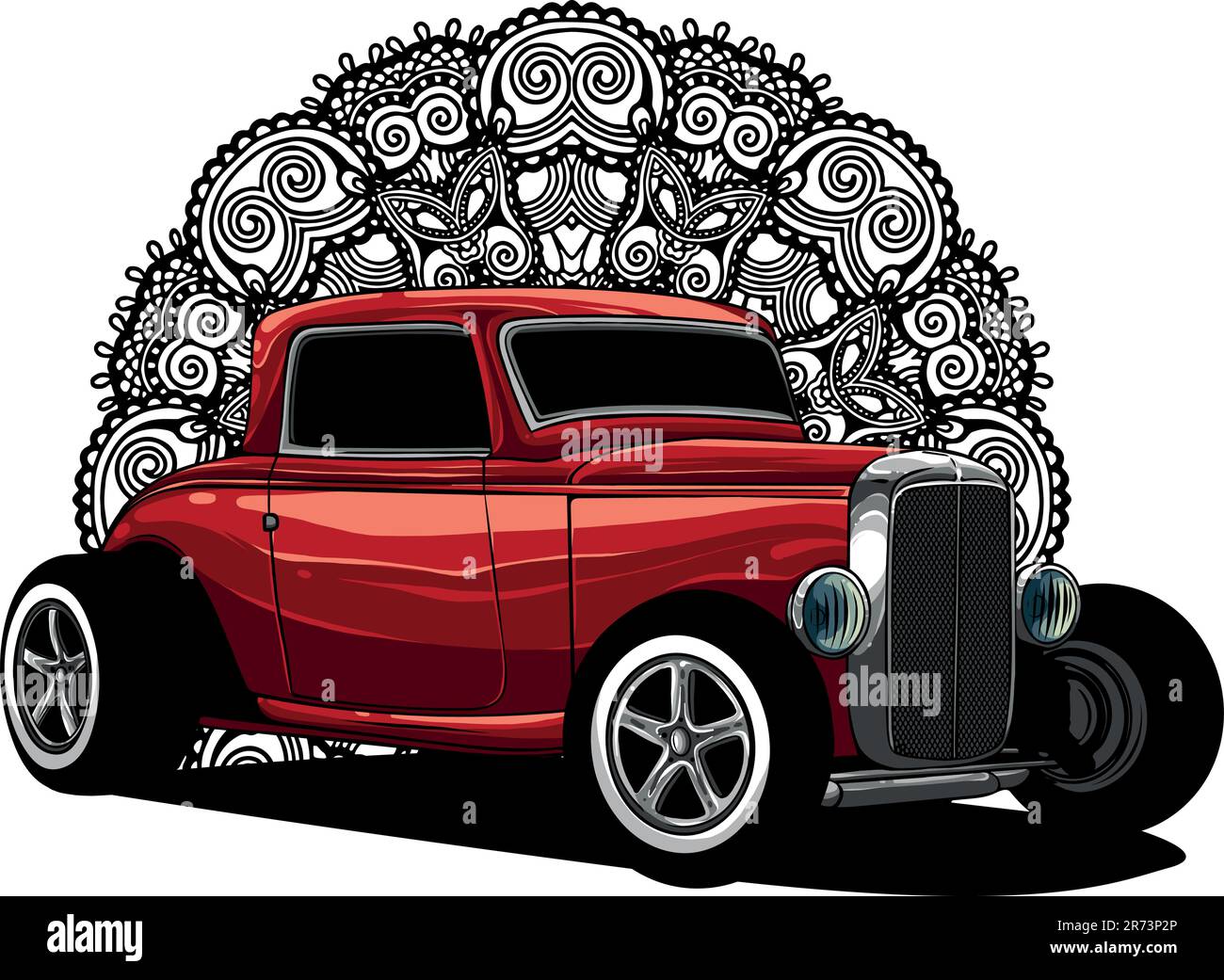 Hotrod street Stock Vector Images - Alamy