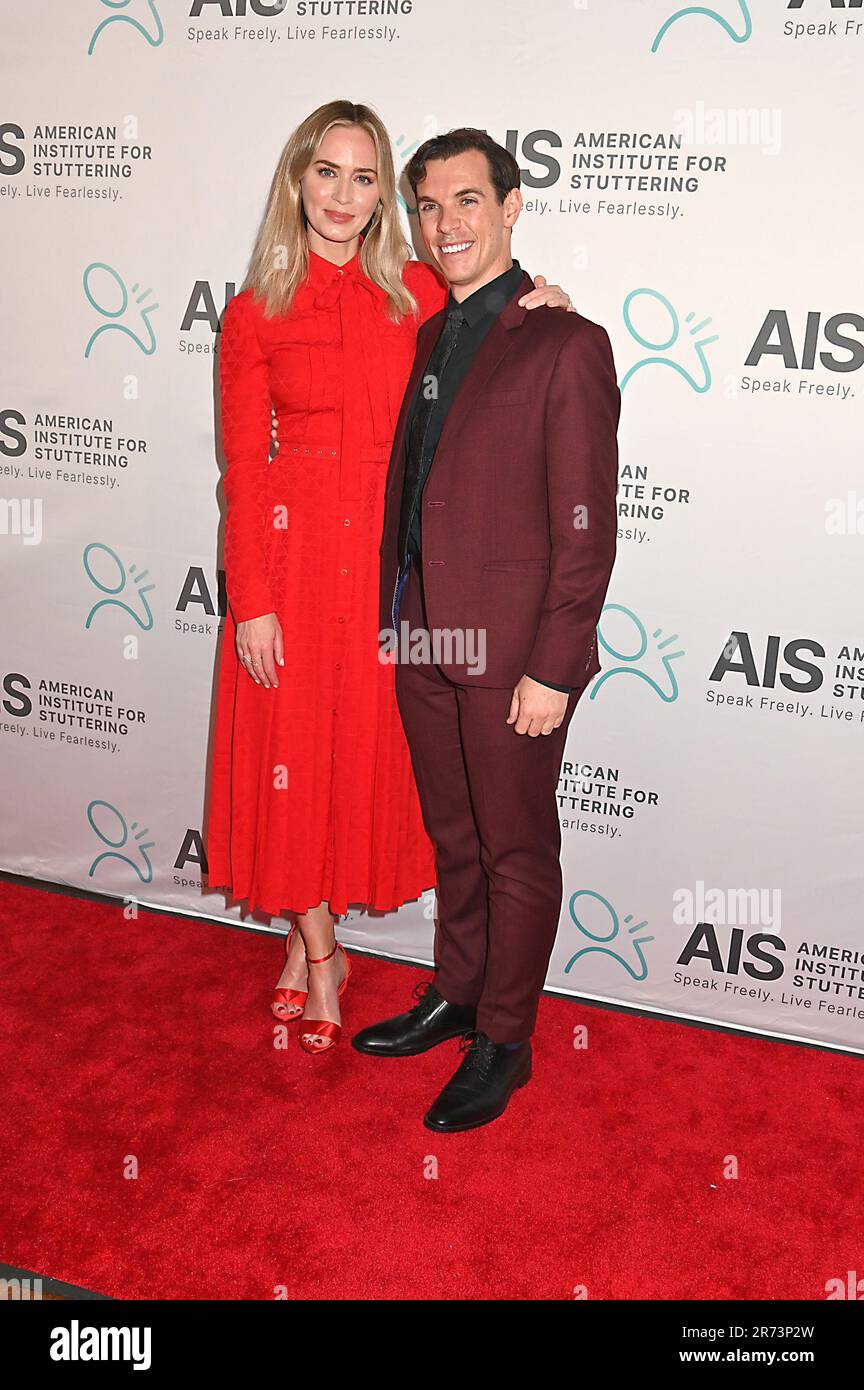 Emily Blunt and Marc Winski attend the American Institute for ...