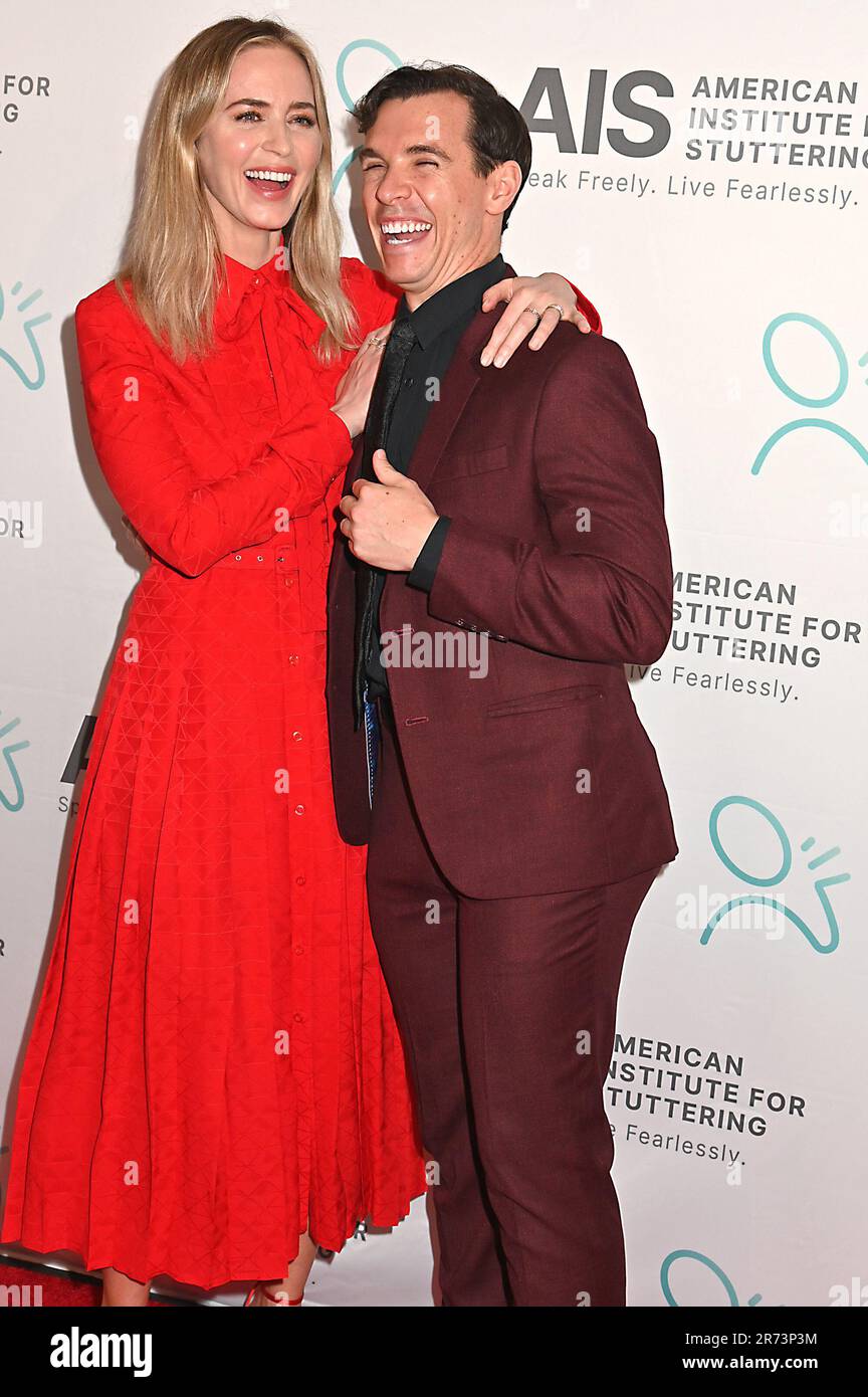 Emily Blunt and Marc Winski attend the American Institute for ...