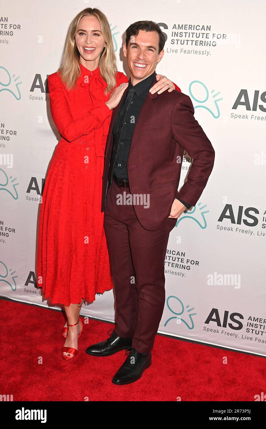 Emily Blunt and Marc Winski attend the American Institute for ...