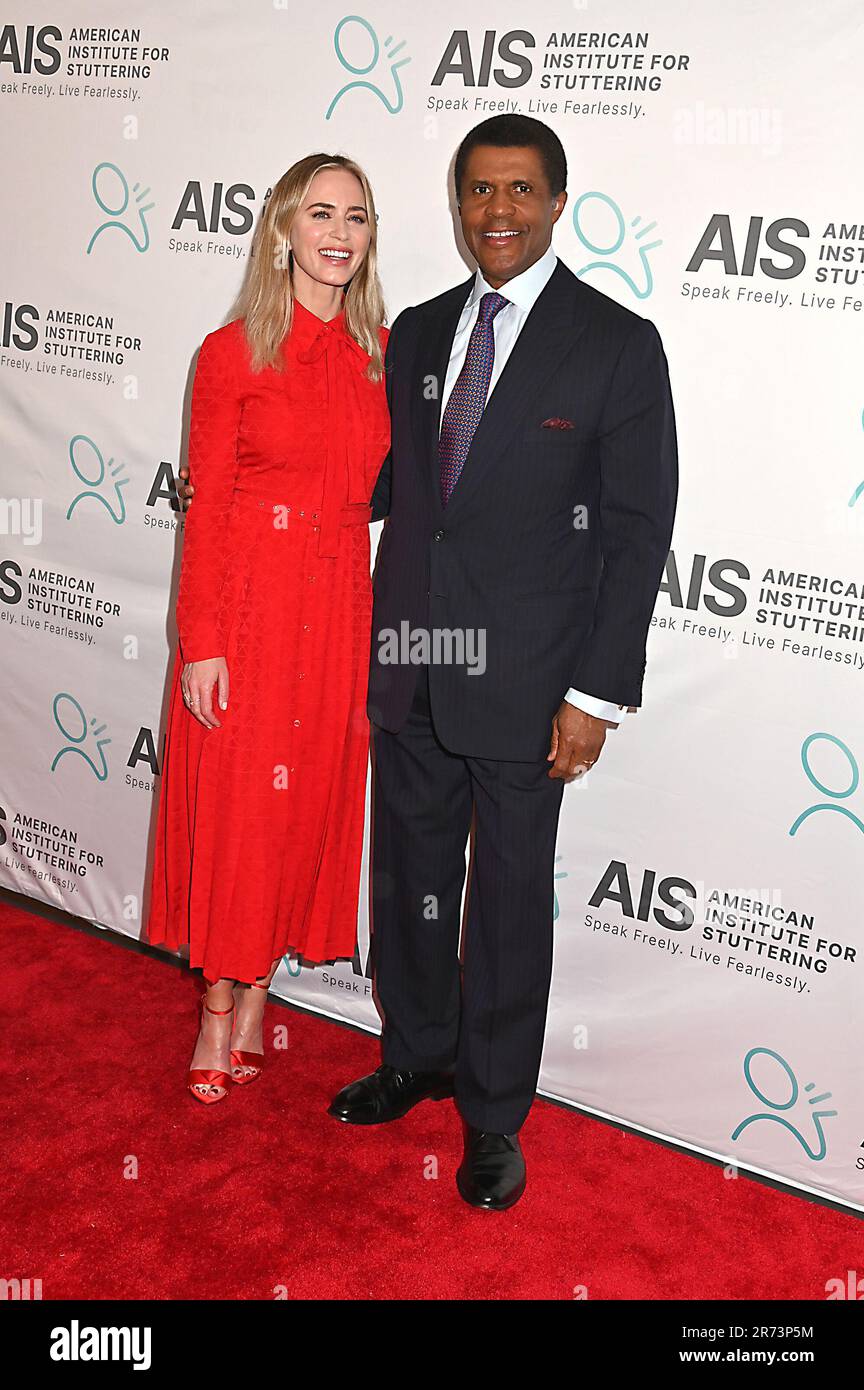 Emily Blunt and Dr Philip O. Ozuah attends the American Institute for ...