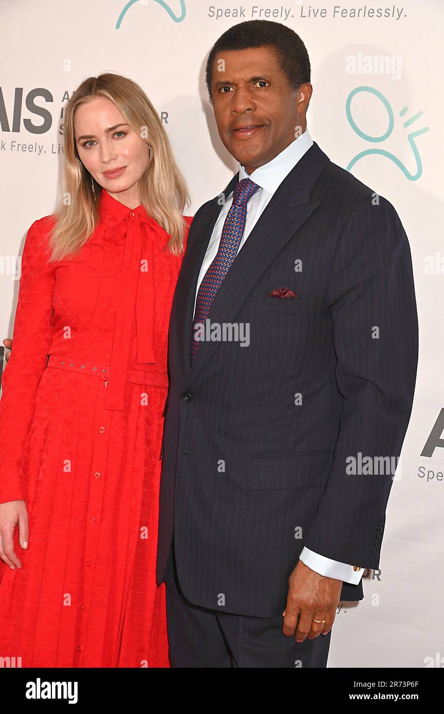 Emily Blunt and Dr Philip O. Ozuah attends the American Institute for ...
