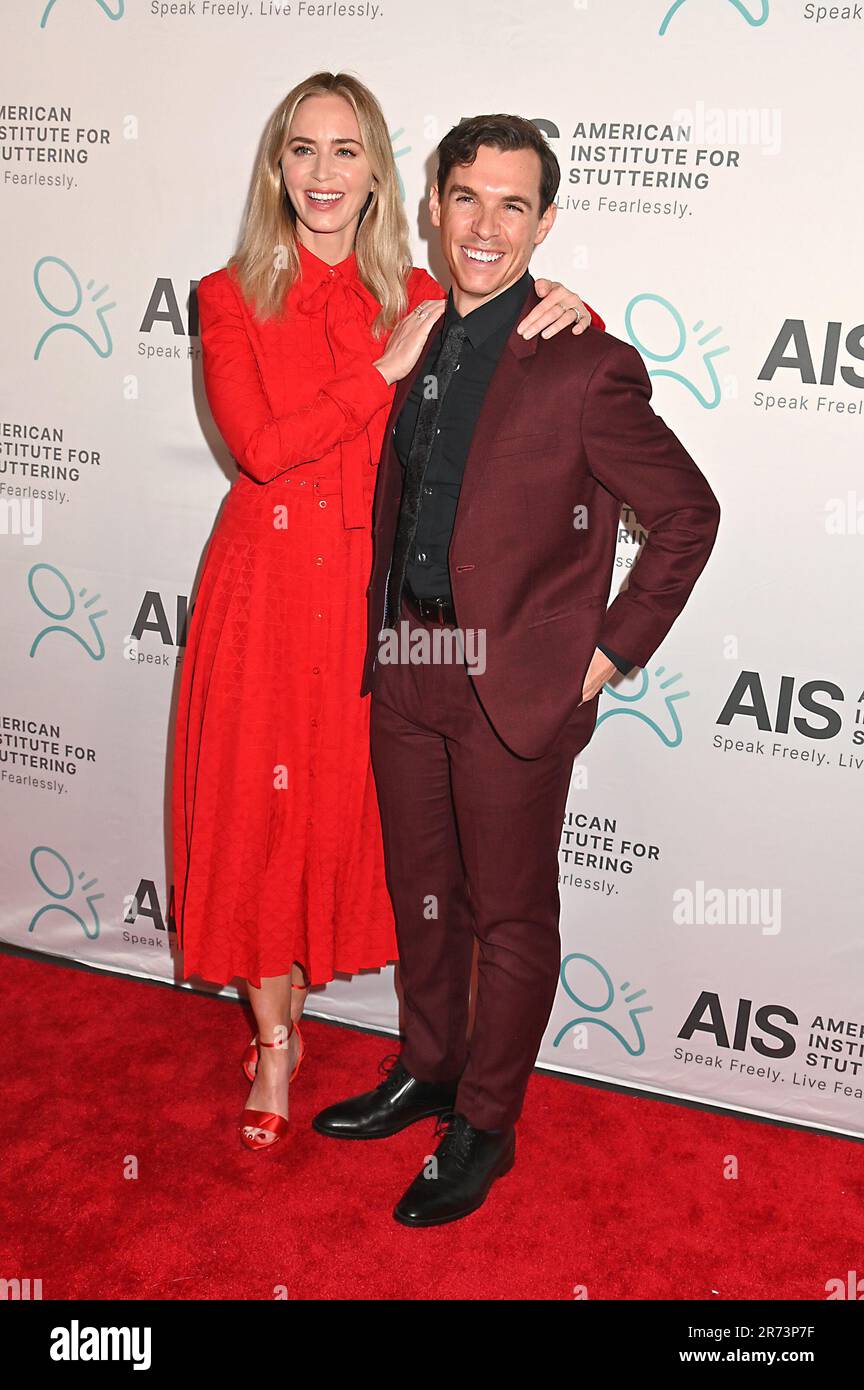 Emily Blunt and Marc Winski attend the American Institute for ...