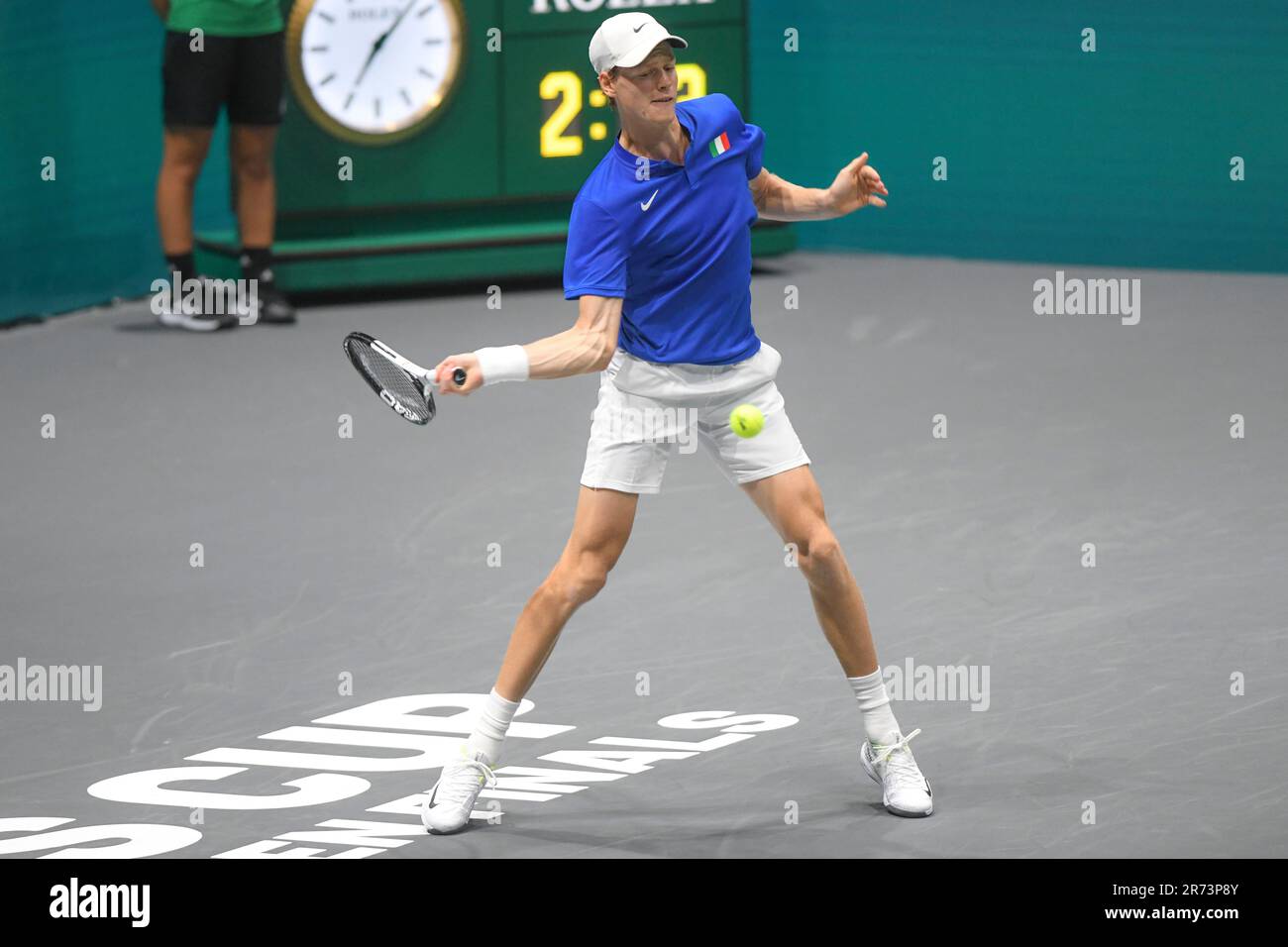 Jannick Sinner (Italy). Davis Cup Finals, Group A (Bologna Stock Photo ...