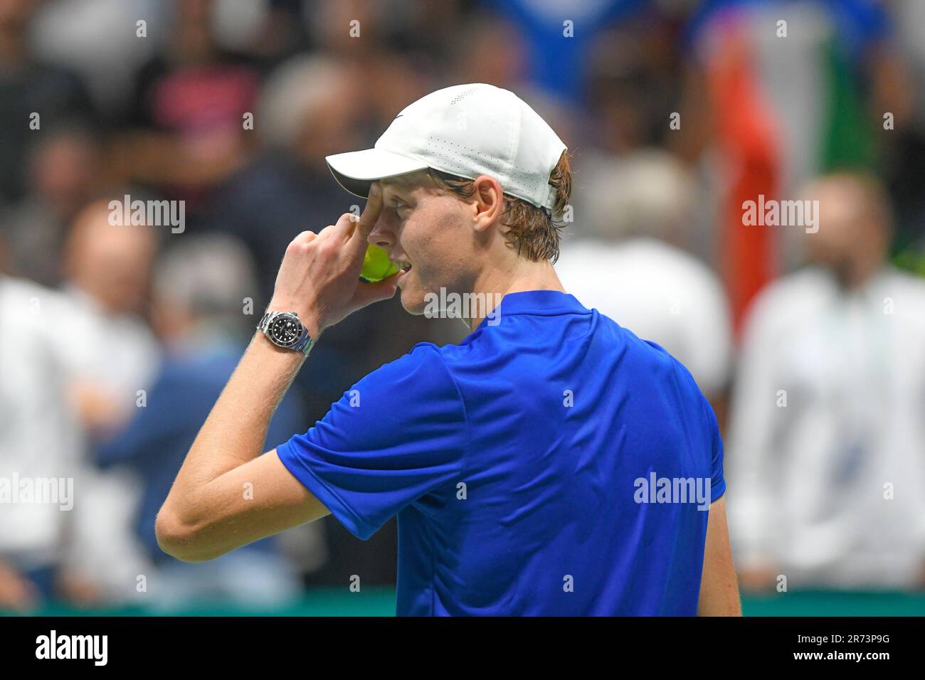 Jannick Sinner (Italy). Davis Cup Finals, Group A (Bologna Stock Photo ...