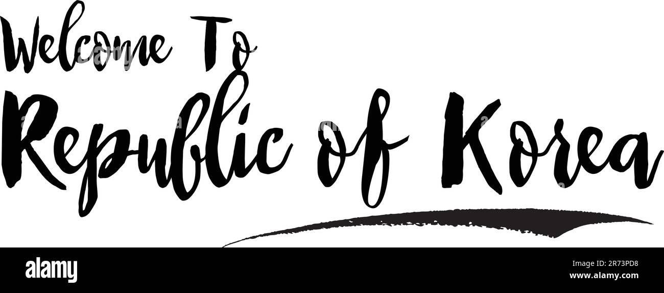 Country Name In Elegant Bold Typography Text Lettering Vector Art ...