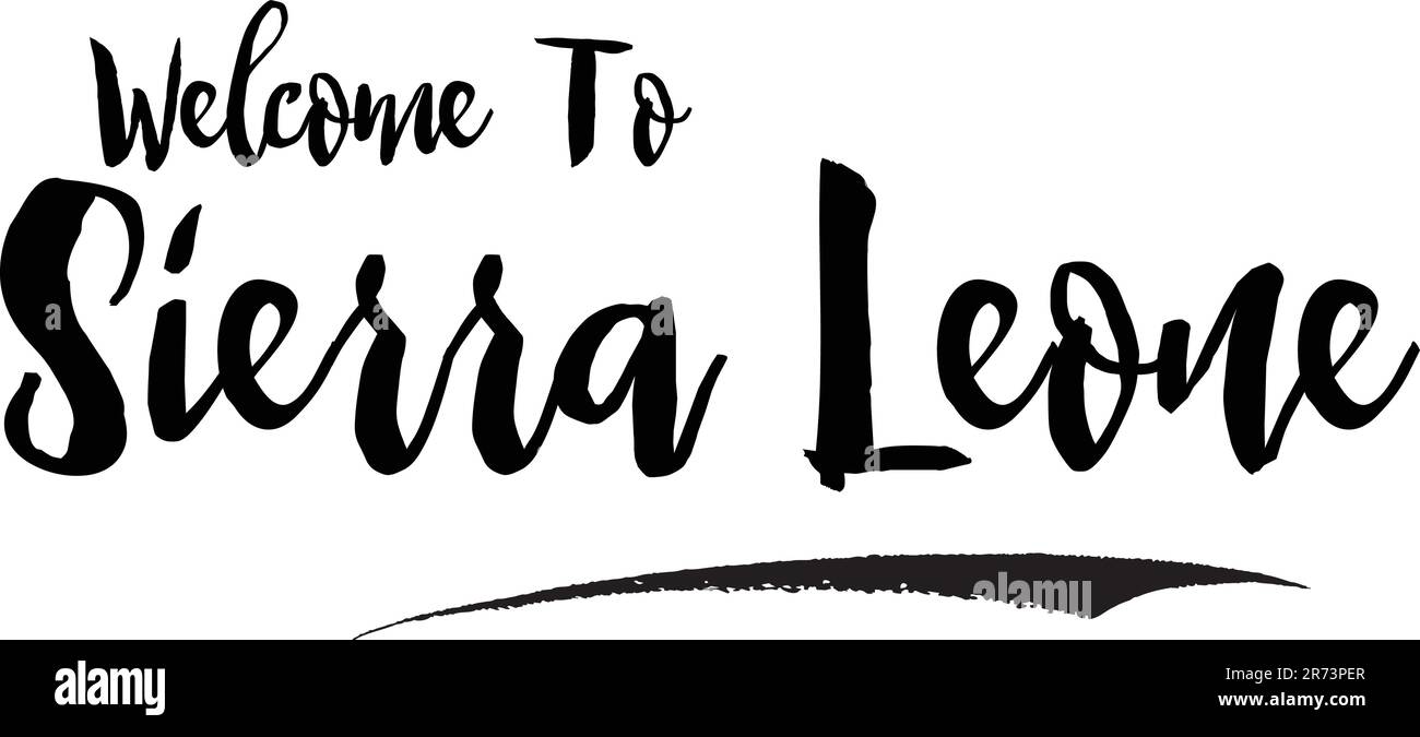 Country Name In Elegant Bold Typography Text Lettering Vector Art ...