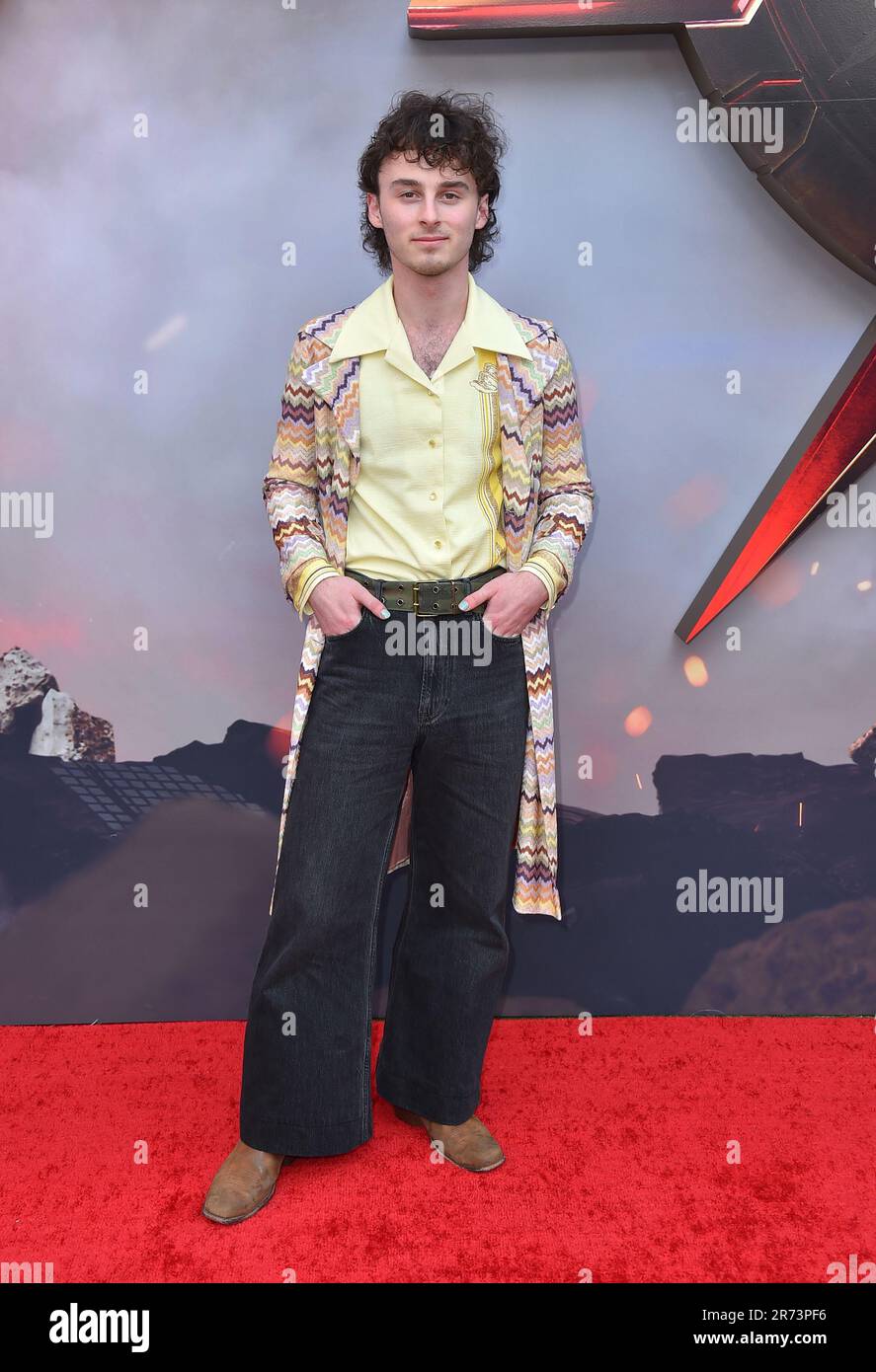 Wyatt Oleff arrives at the premiere of "The Flash" on Monday, June 12 ...
