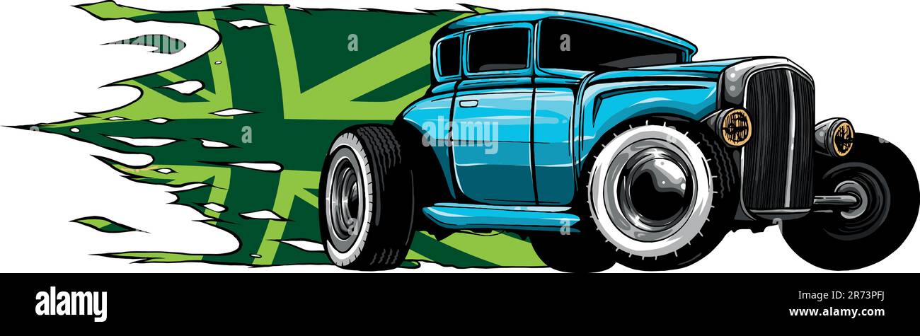 draw of hot rod car vector illustration design Stock Vector Image & Art ...