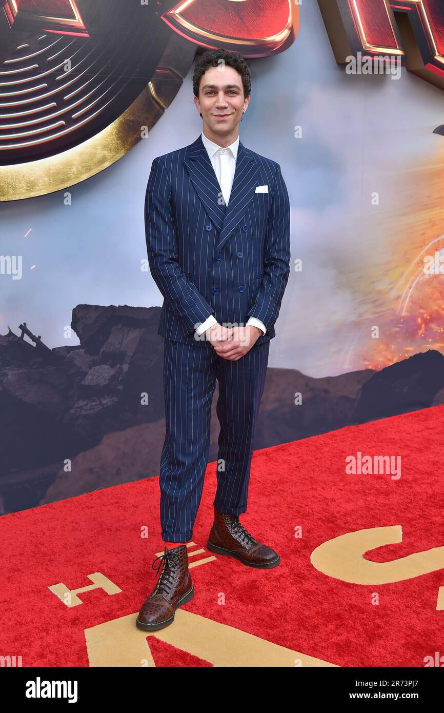 Luke Brandon Field arrives at the premiere of "The Flash" on Monday ...