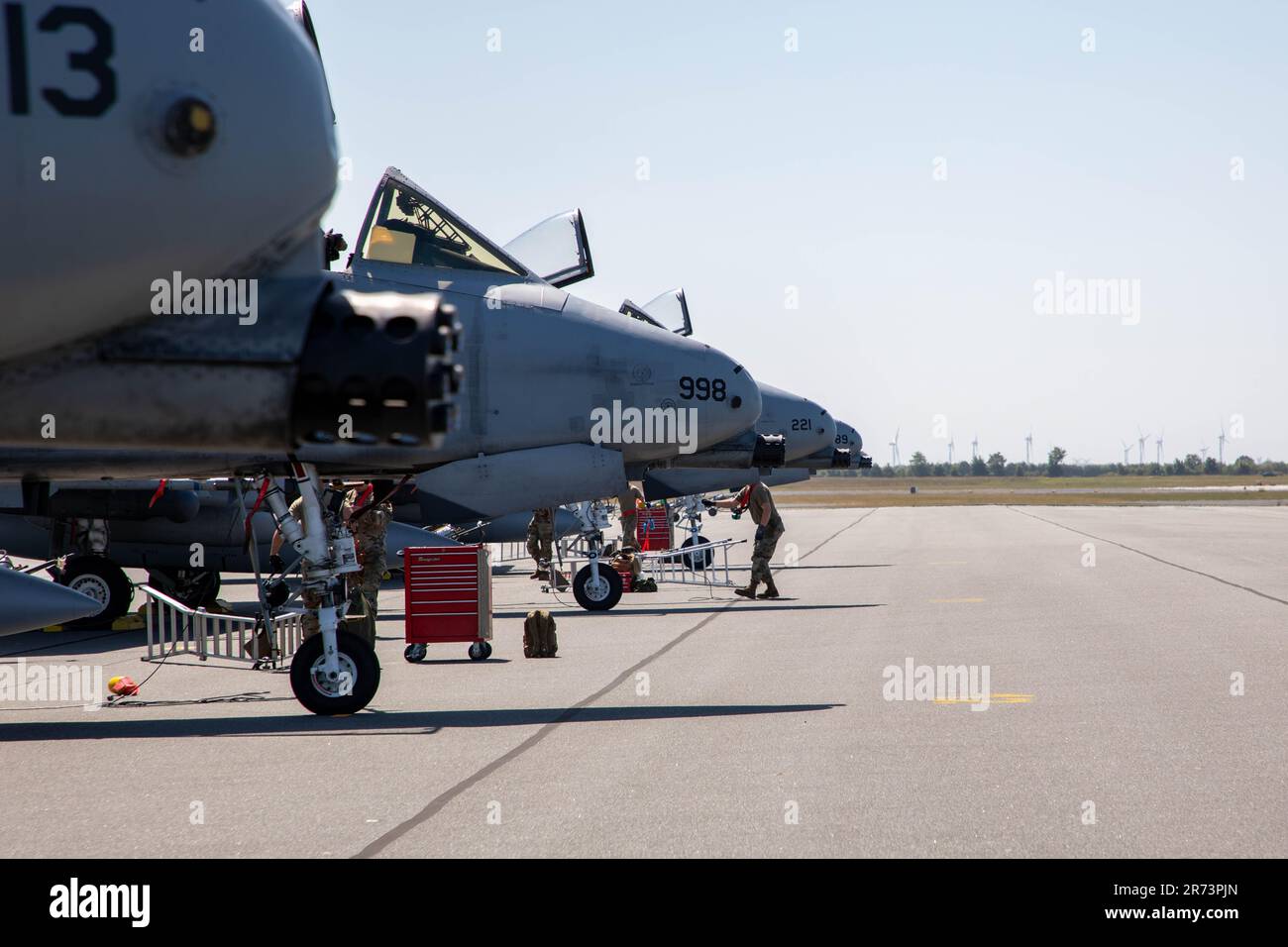 U.S. Air Force A-10 Thunderbolt II assigned to the 127th Wing, Michigan ...