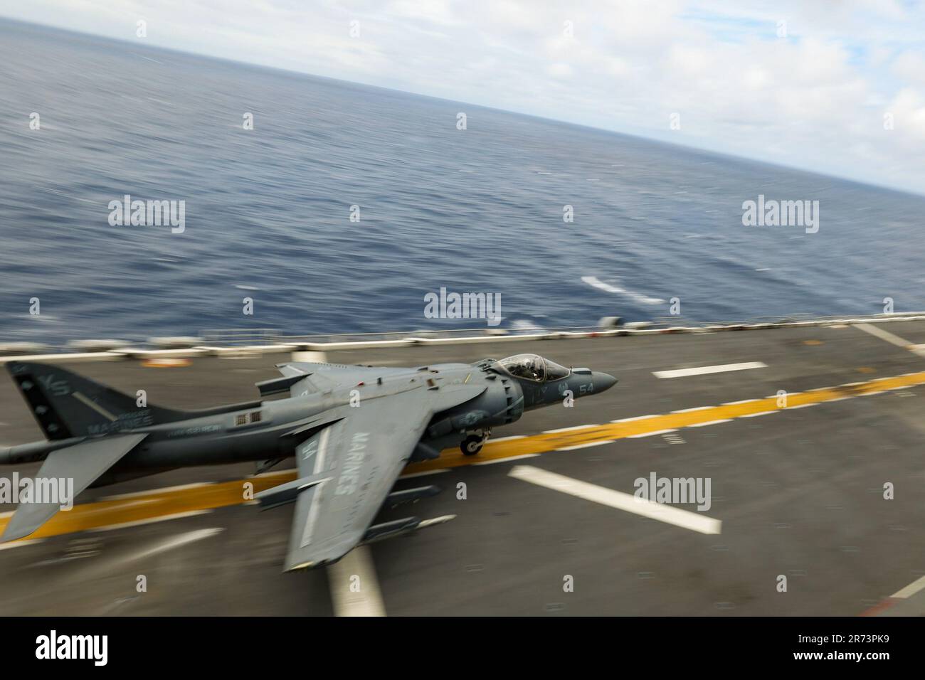 ATLANTIC OCEAN (June 1, 2023) An AV-8B Harrier, attached to Marine ...