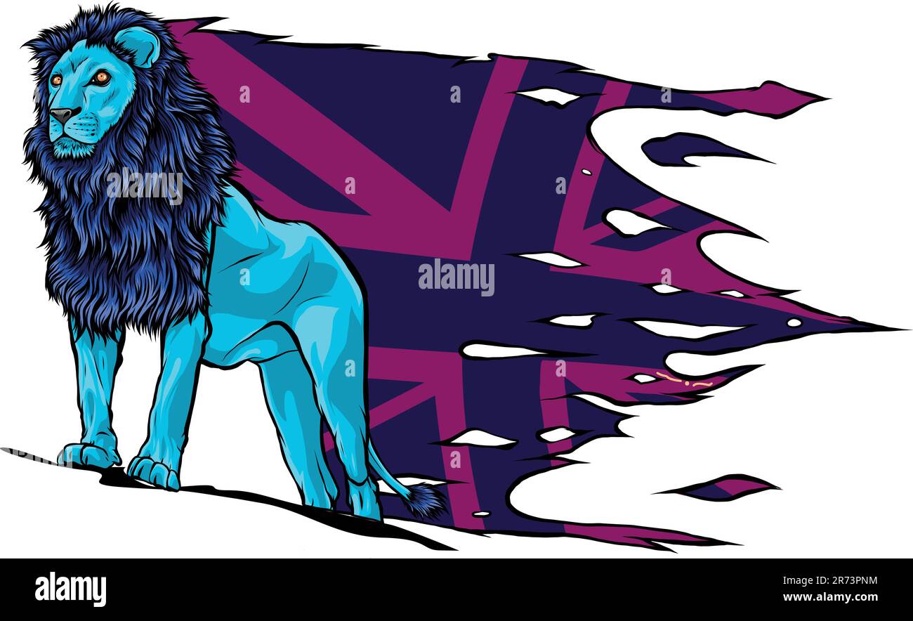 hand draw of Lion vector illustration design Stock Vector Image & Art ...