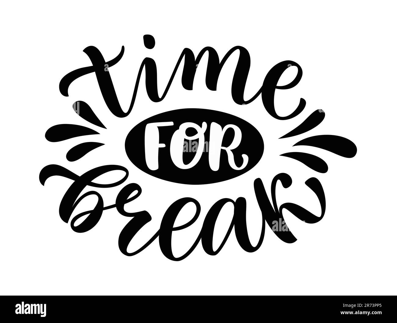 Short break pause Stock Vector Images - Alamy