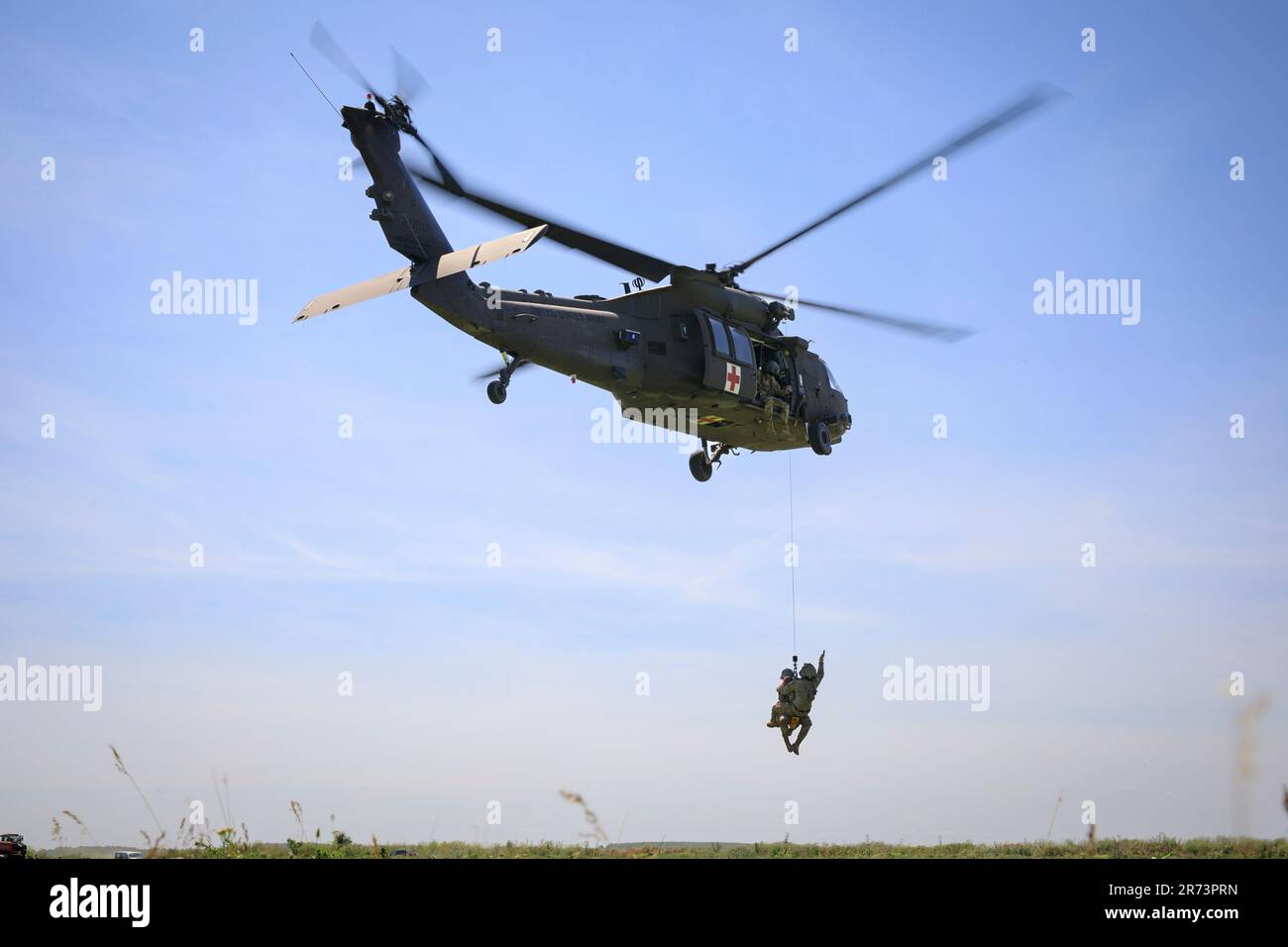 A U.S. Army Soldier assigned to the 3rd Combat Aviation Brigade, 3rd ...