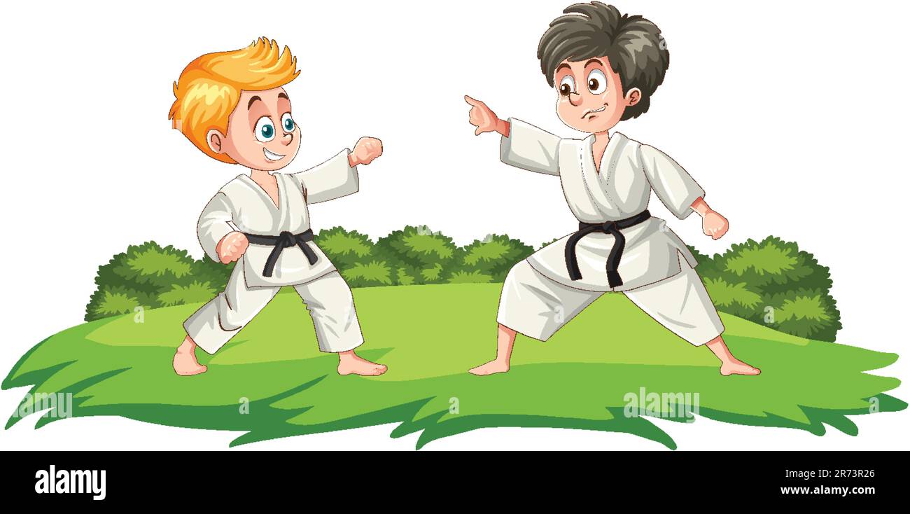 Kids Karate Clipart