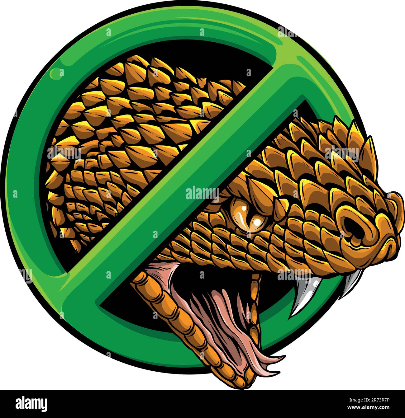 snake head hand drawn vector illustration design Stock Vector Image ...