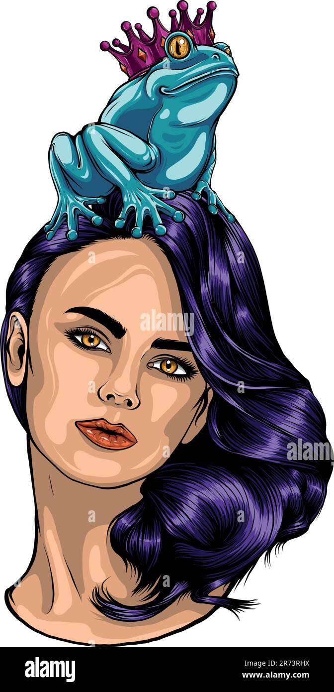 colored draw of frog vector illustration design Stock Vector Image ...