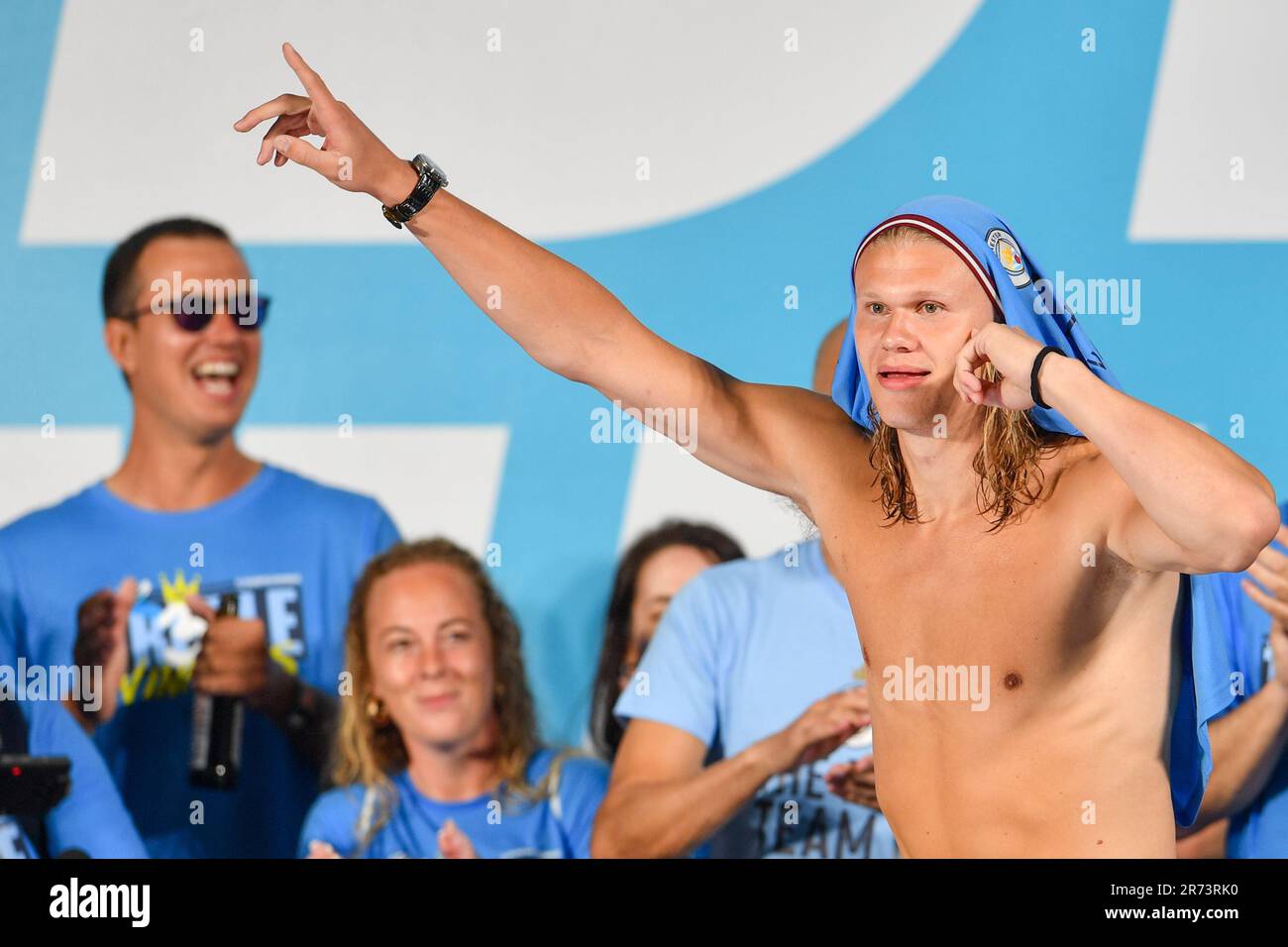 Manchester city june 2023 treble hi-res stock photography and images ...