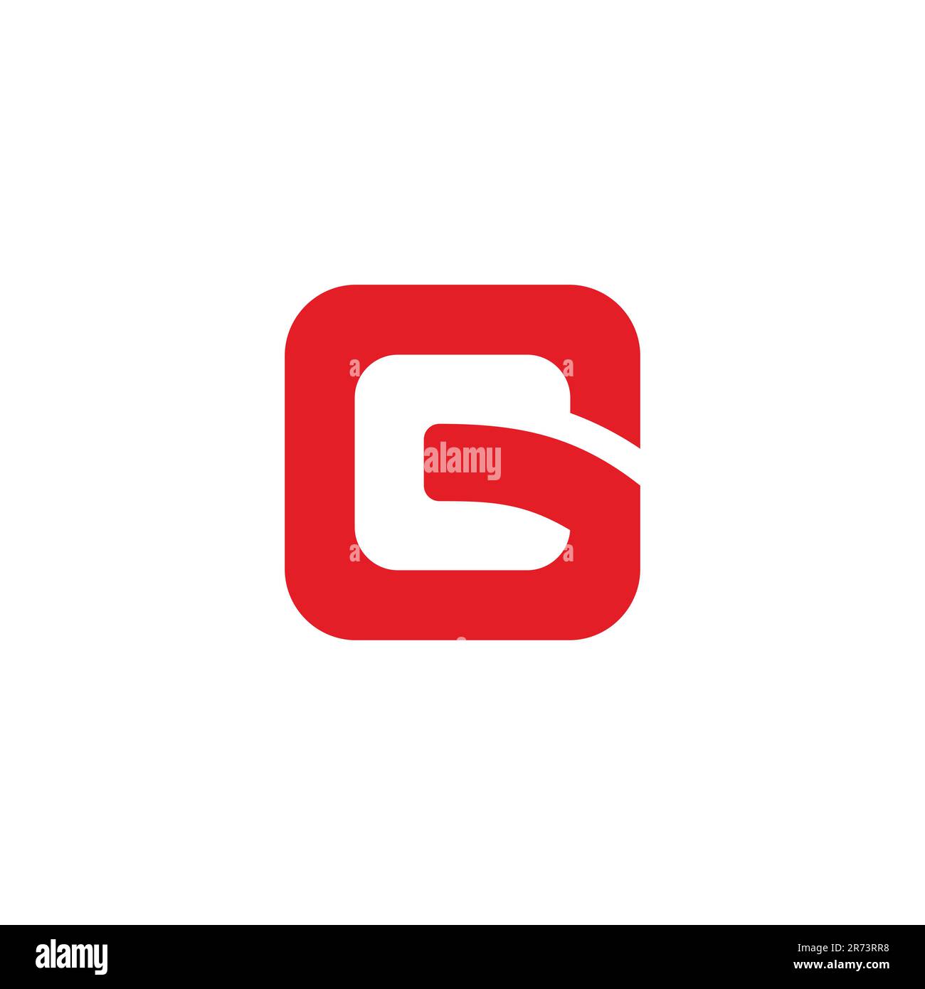 Red g letter logo hi-res stock photography and images - Alamy