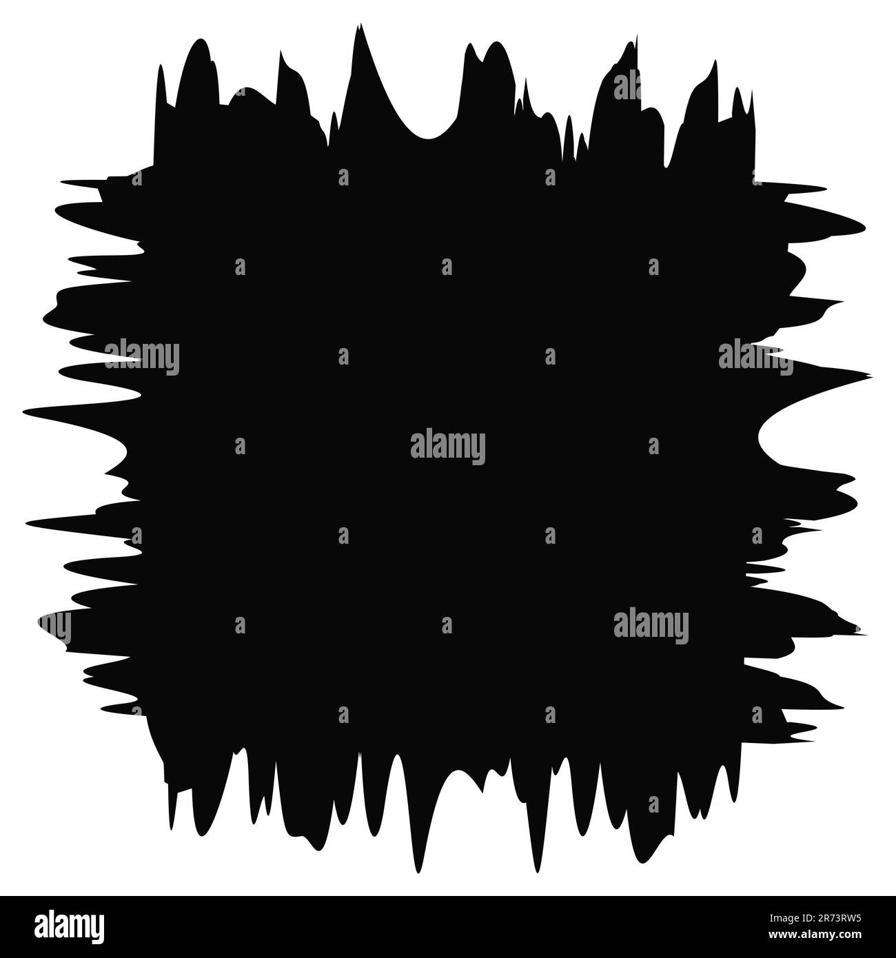Grunge texture Square black abstract background Blot pattern Design ...