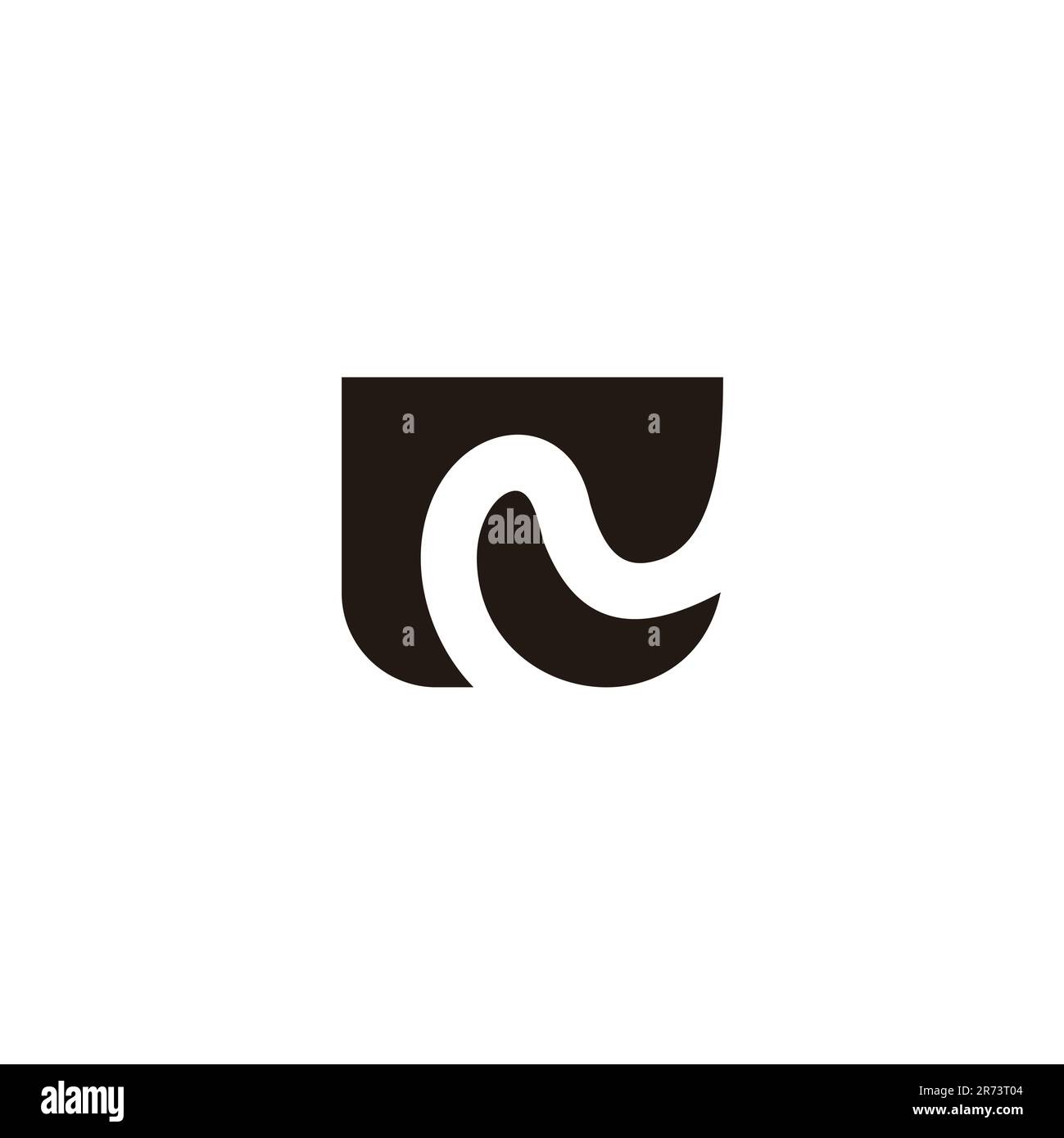 letter r curves motion simple logo vector Stock Vector Image & Art - Alamy