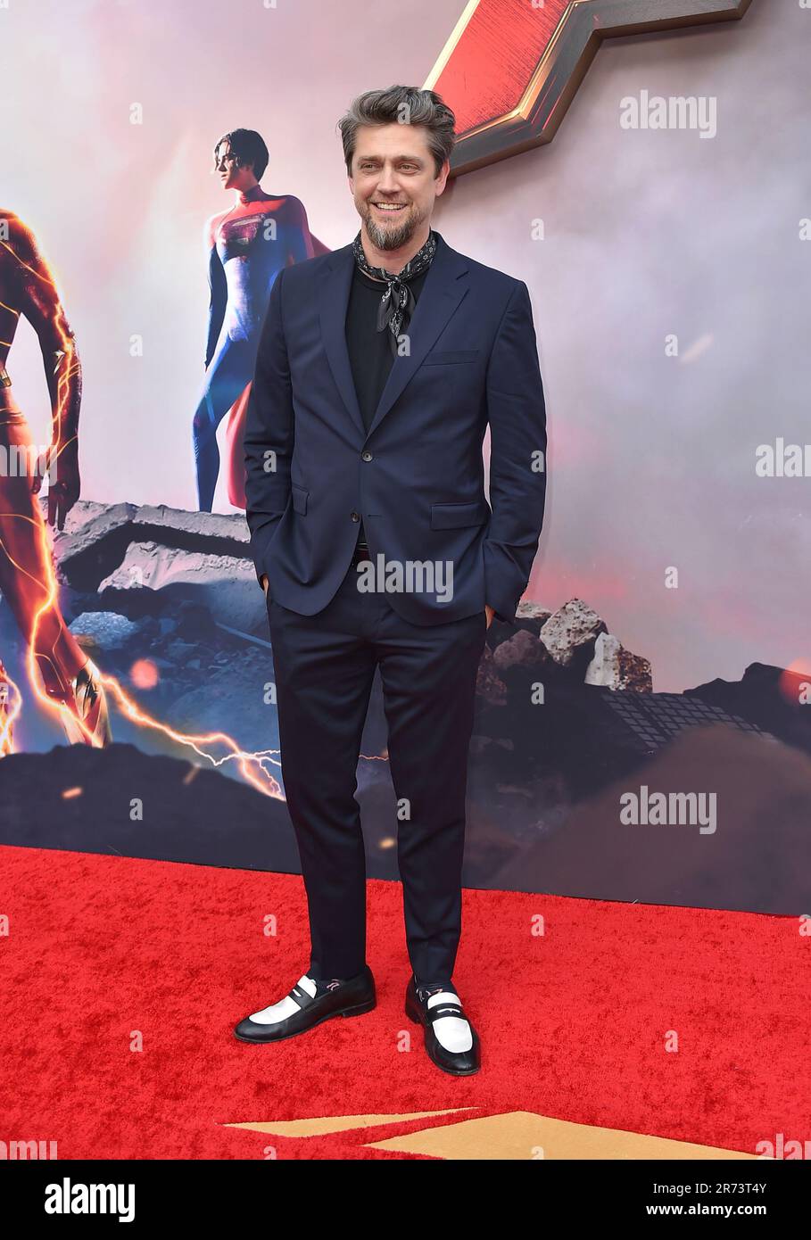 Director Andy Muschietti arrives at the premiere of "The Flash" on ...