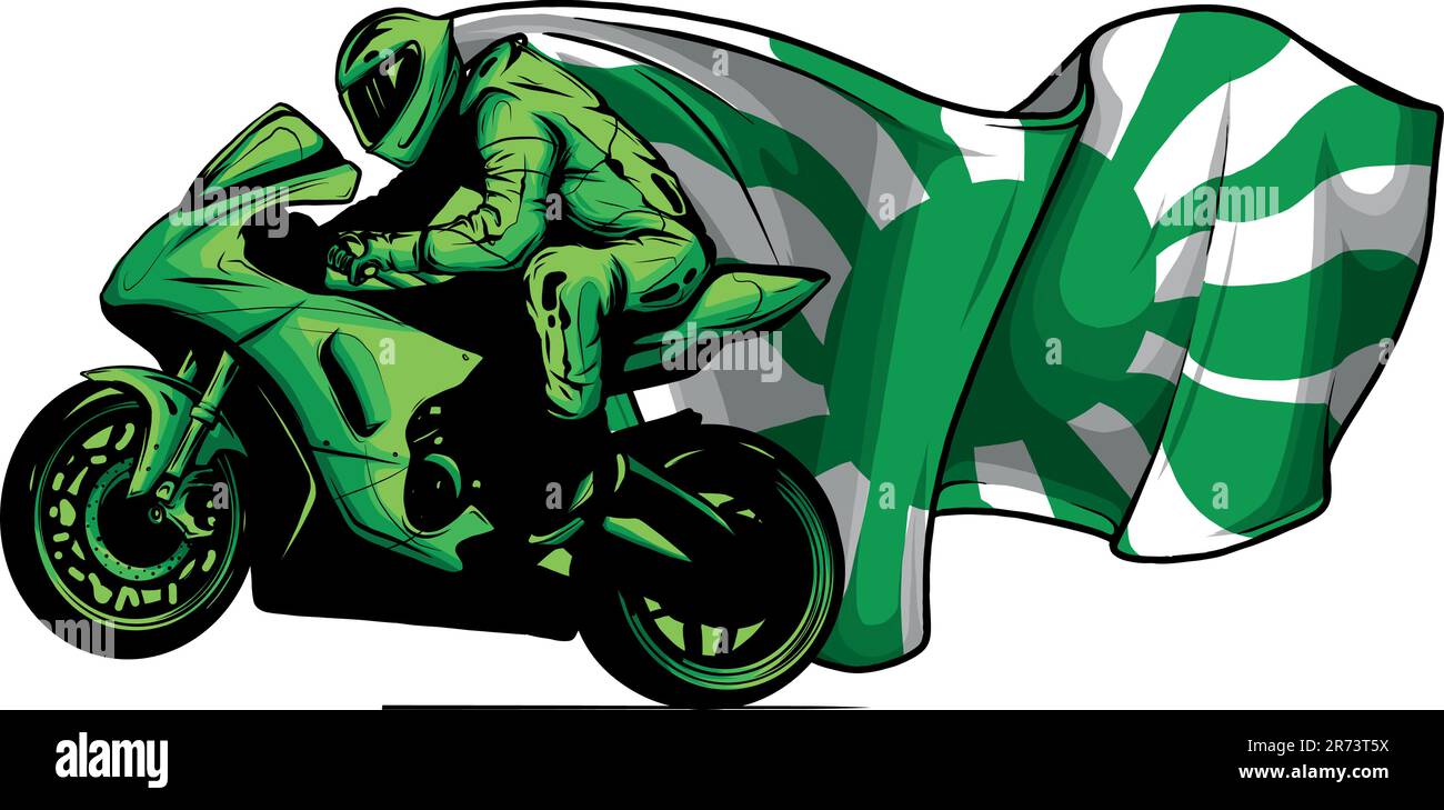 Two man riding motorcycle Stock Vector Images - Alamy