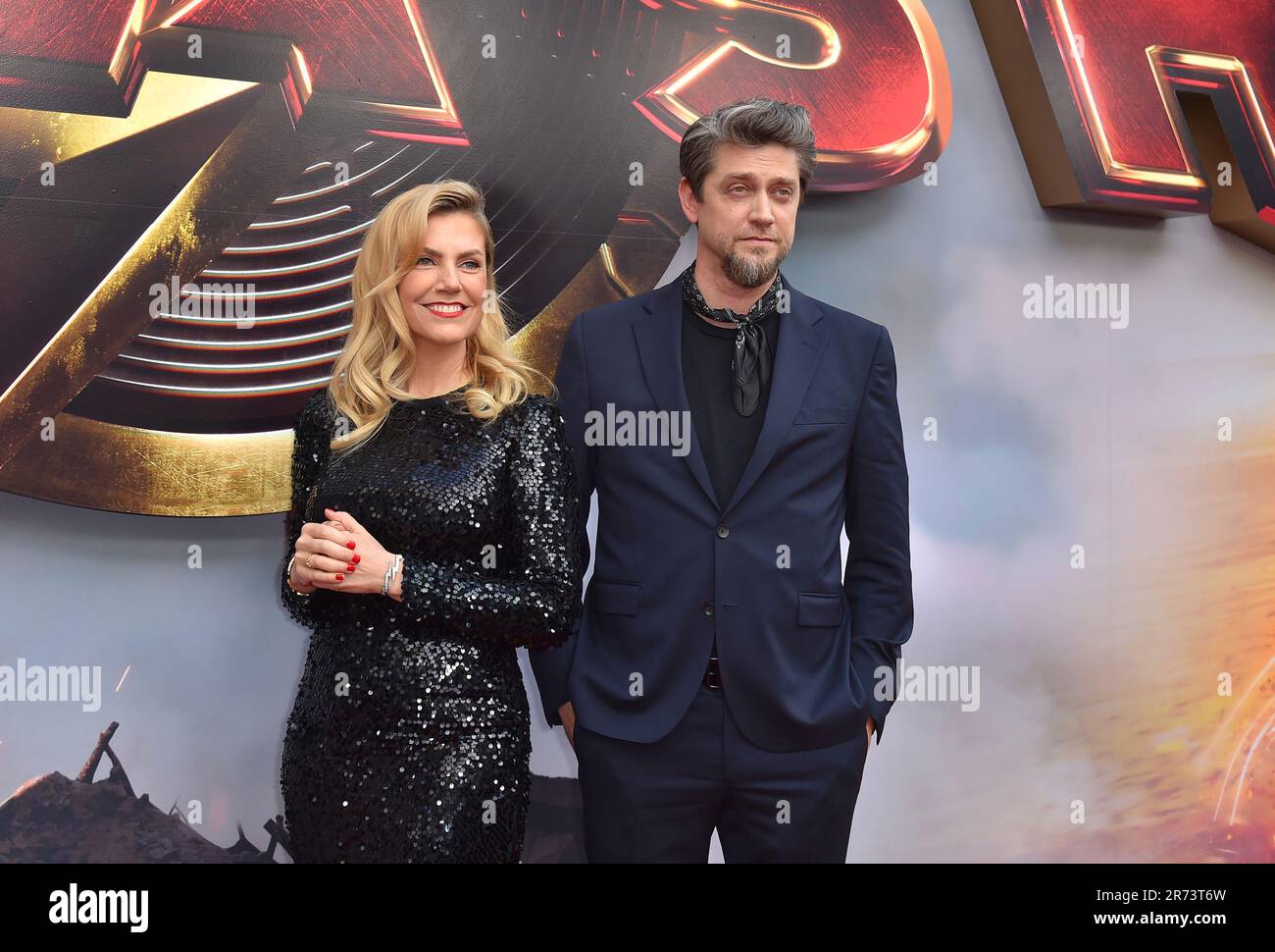 Producer Barbara Muschietti, left, and director Andy Muschietti arrive ...
