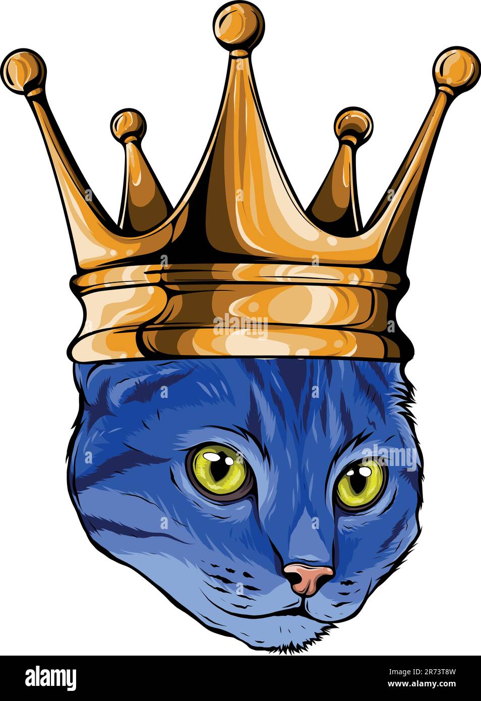 hand draw of cat head vector illustration design Stock Vector Image ...