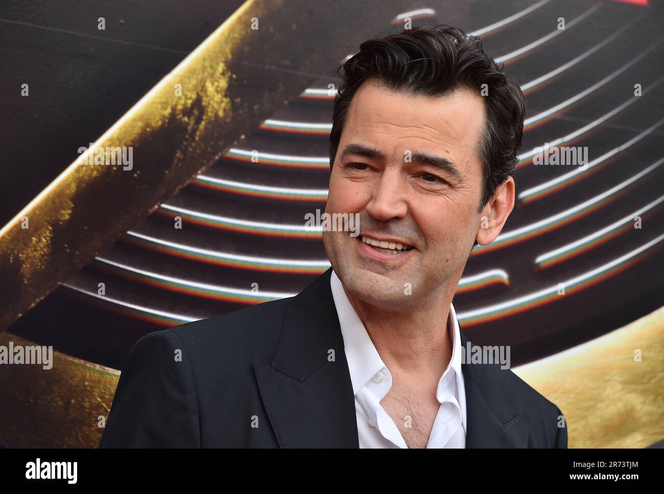 Ron Livingston arrives at the premiere of "The Flash" on Monday, June ...