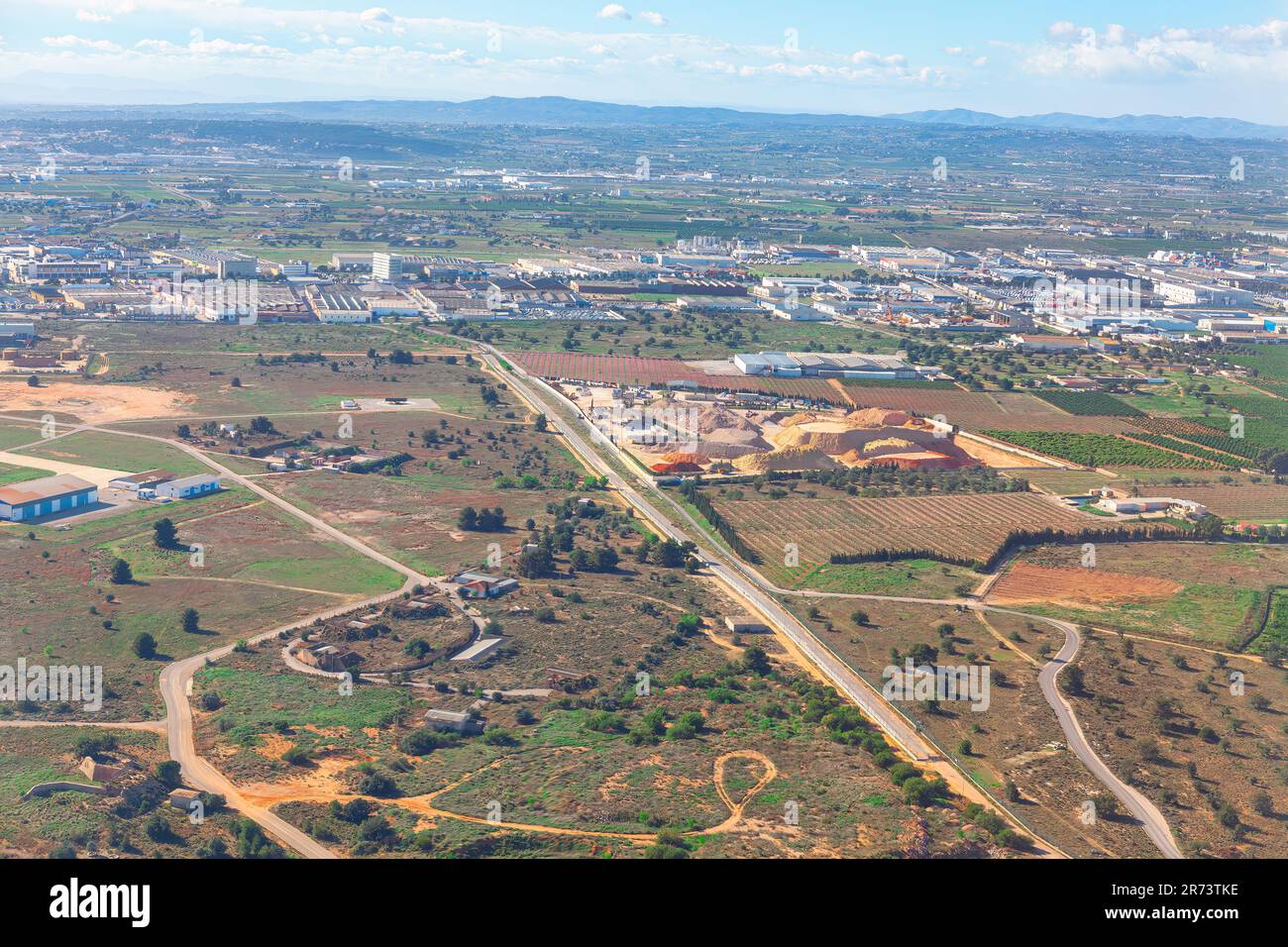 Industrial zone from above aerial hi-res stock photography and images ...