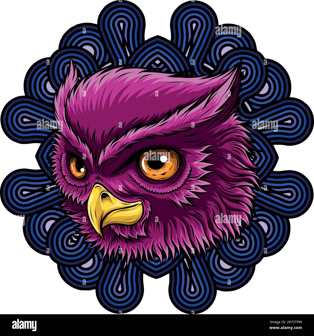 Owl sanctuary Stock Vector Images - Alamy