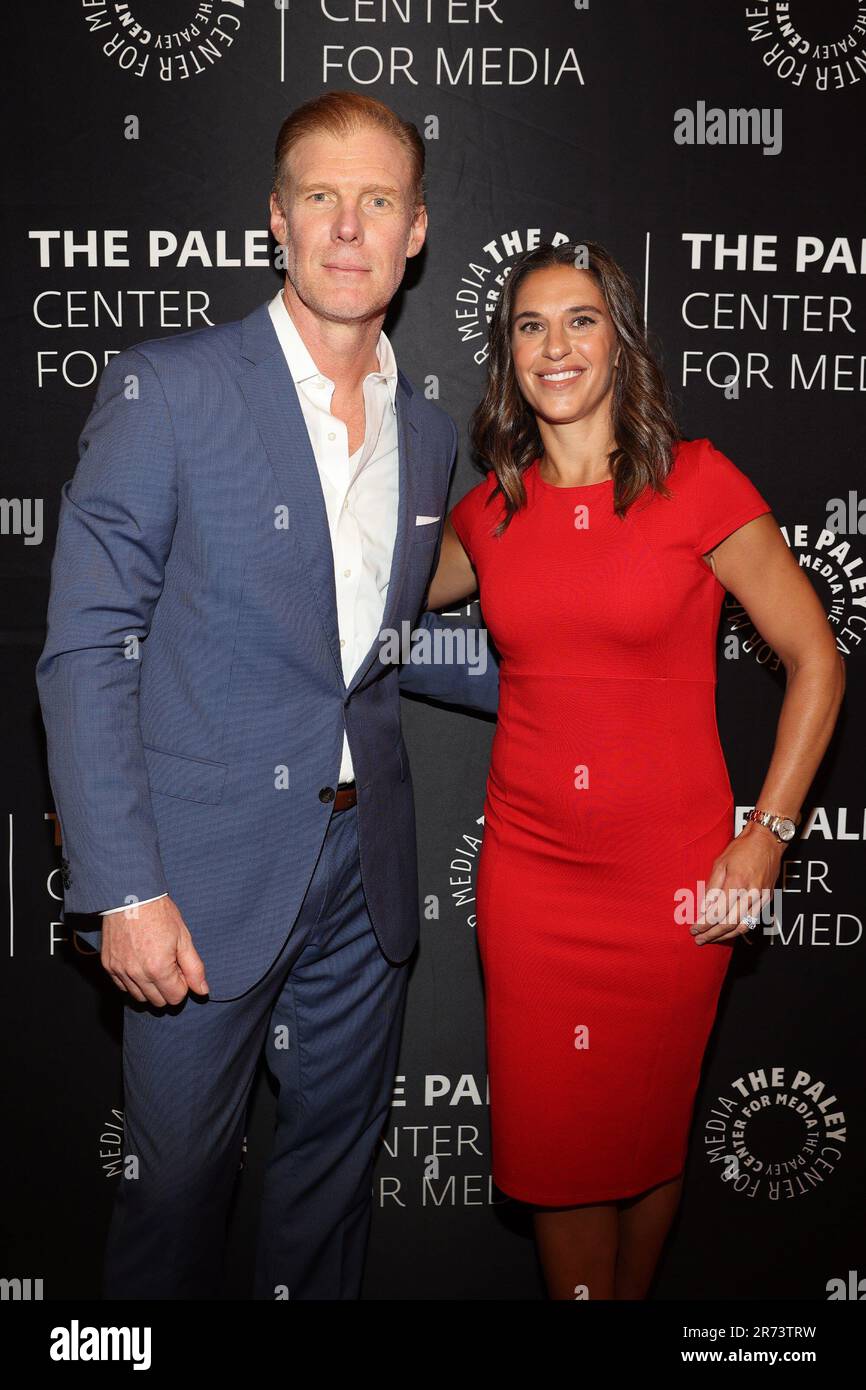 New York, NY, USA. 12th June, 2023. Alexi Lalas, Carli Lloyd at ...
