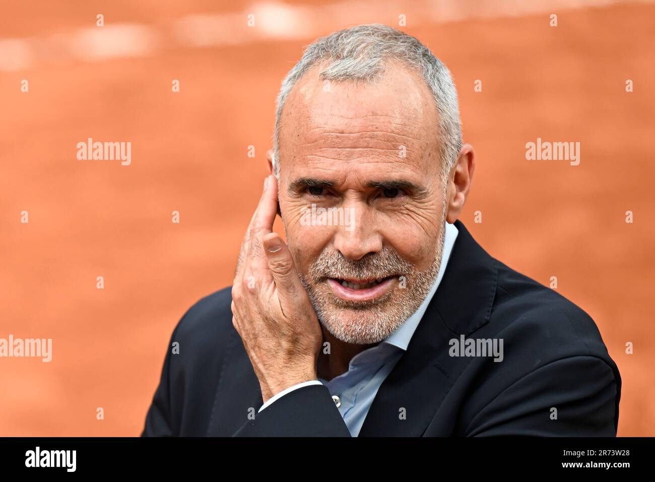 Paris, France. 11th June, 2023. Alex Corretja Verdegay during the French Open final, Grand Slam ...