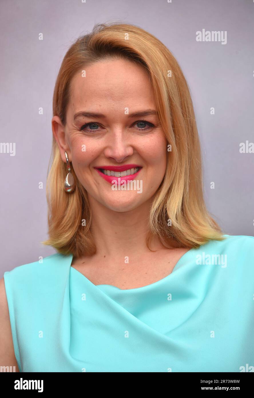 Jess Weixler arrives at the premiere of "The Flash" on Monday, June 12 ...