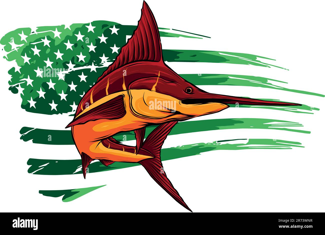 Striped marlin Stock Vector Images - Alamy