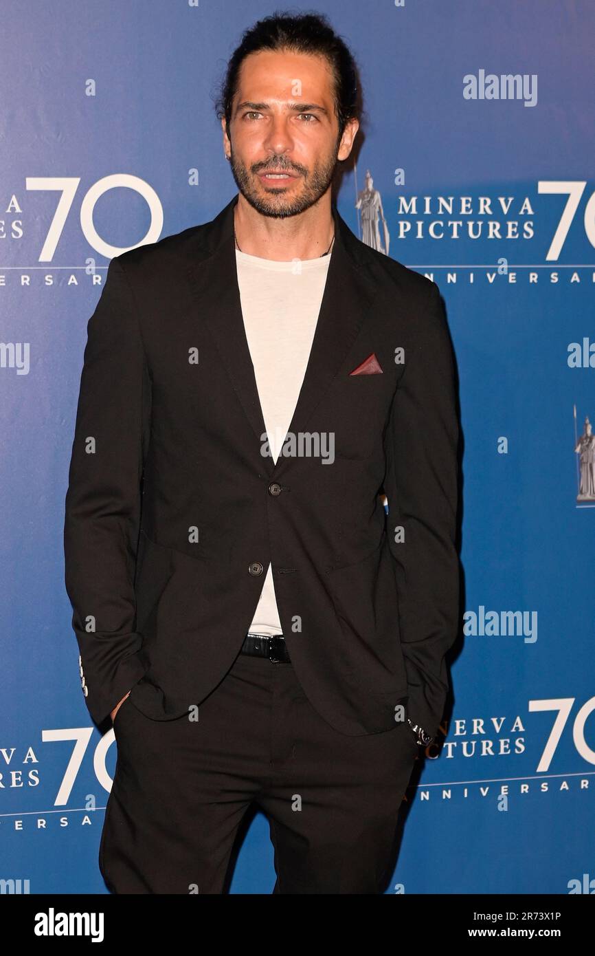 Rome, Italy. 12th June, 2023. Marco Bocci attends the red carpet of ...