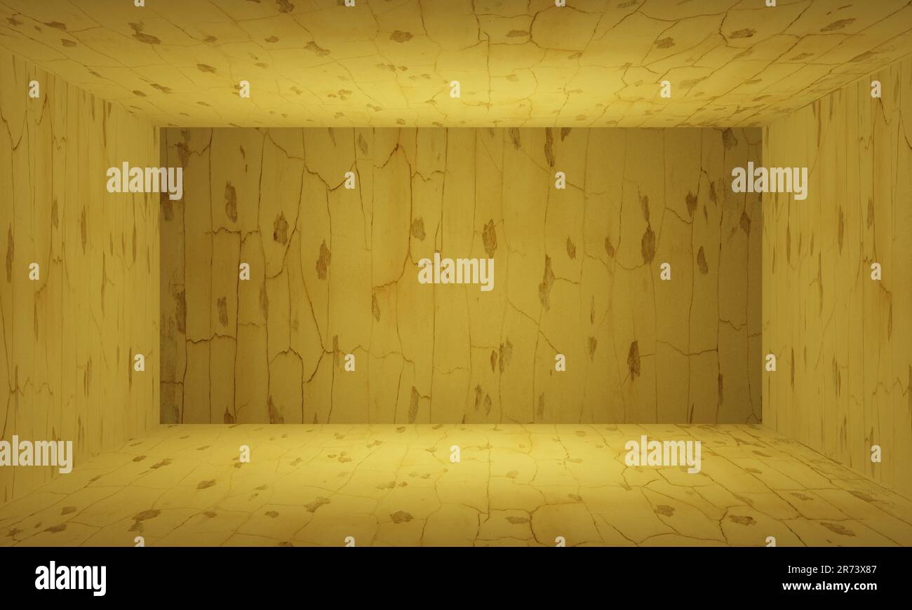 modern grunge 3d wall and floor texture room interior background Stock ...