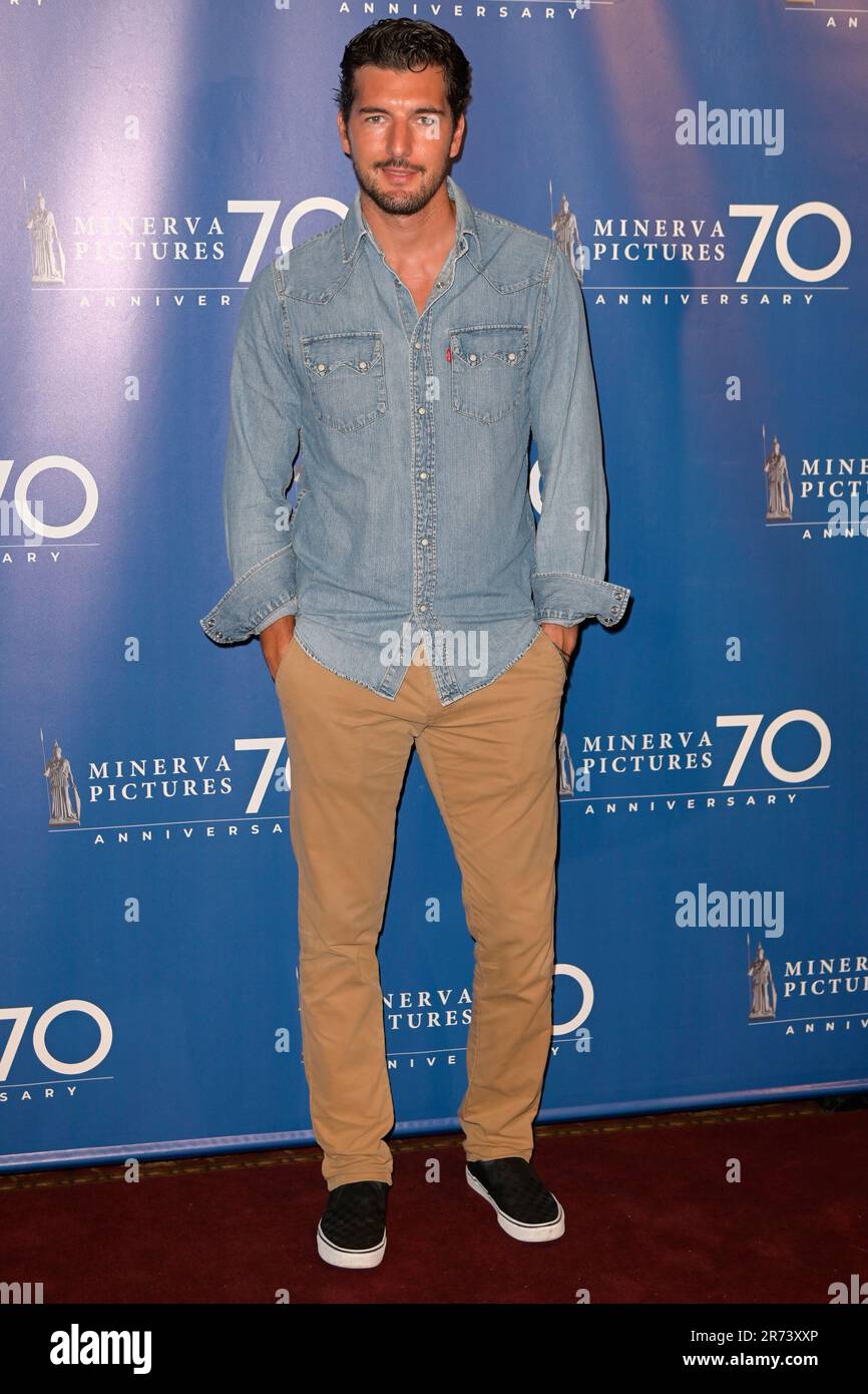 Rome, Italy. 12th June, 2023. Andrea Preti attends the red carpet of ...