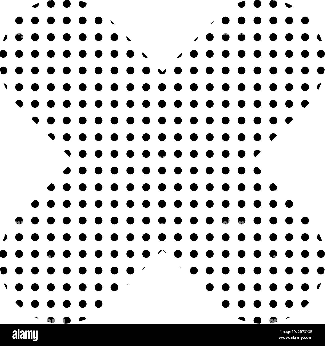 Trendy vector minimalist geometric basic dots flower element. Shape ...
