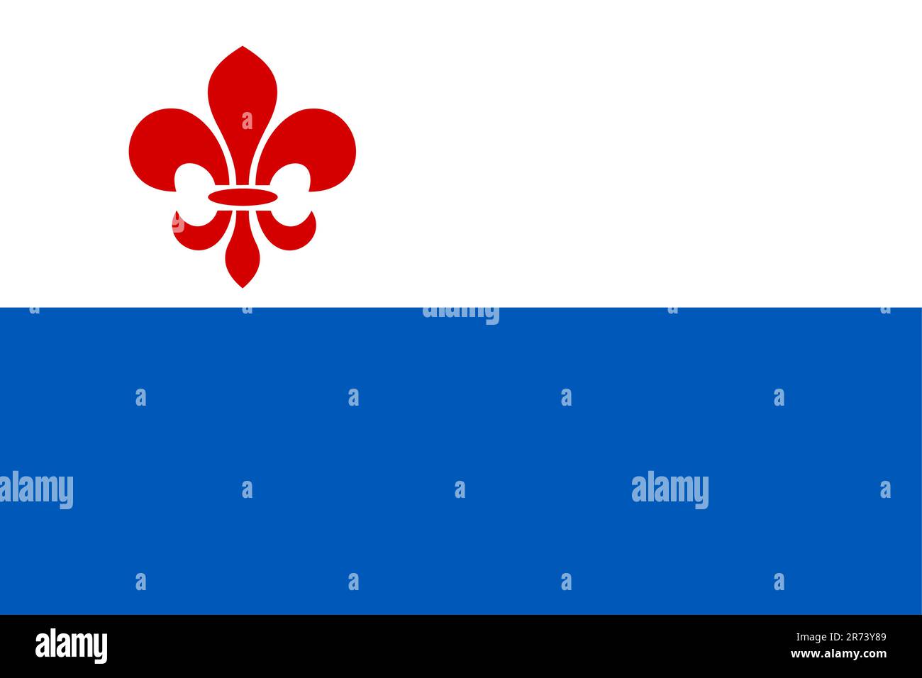 Flag of Roermond city and Municipality (Limburg province, Kingdom of ...