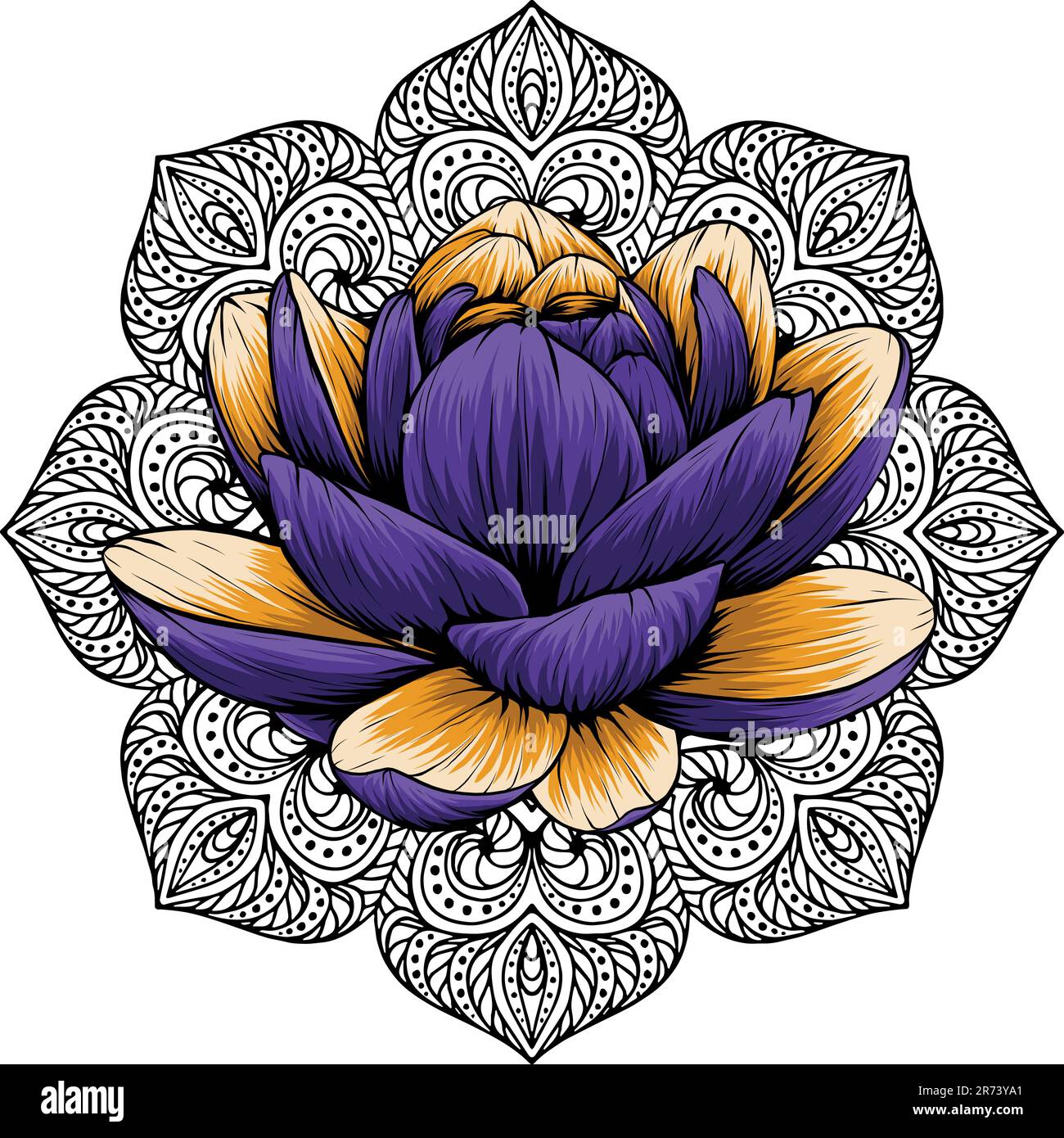 Lilly pad background Stock Vector Images - Alamy