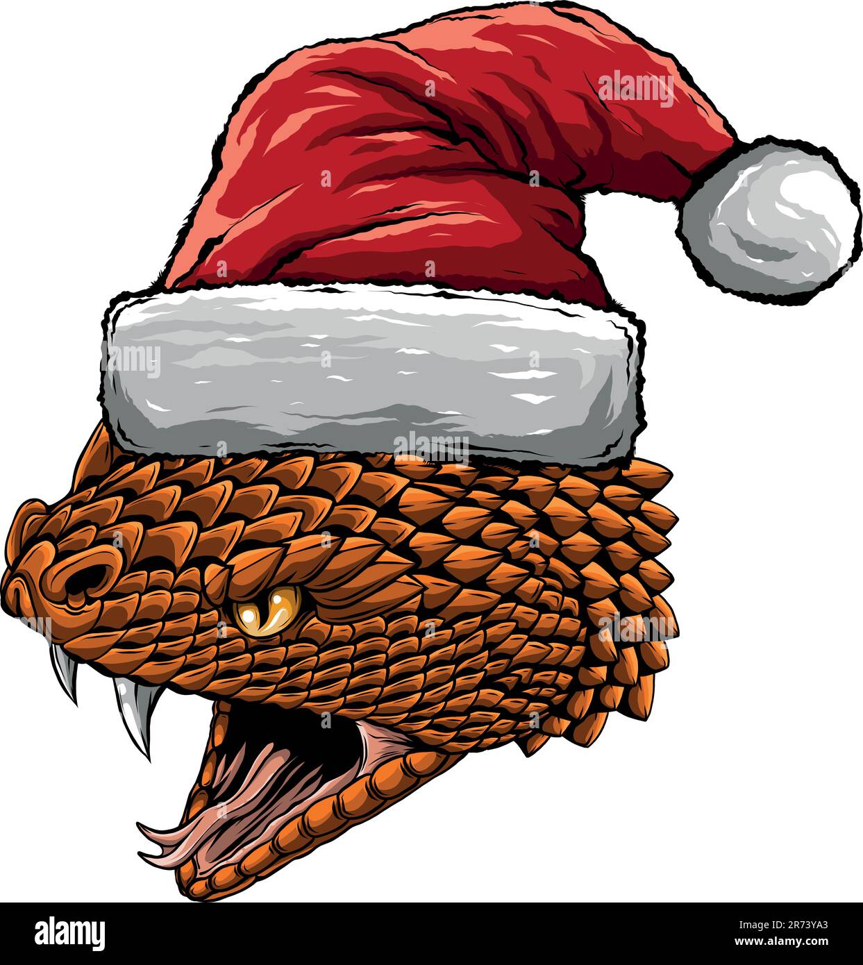 snake head hand drawn vector illustration design Stock Vector Image ...