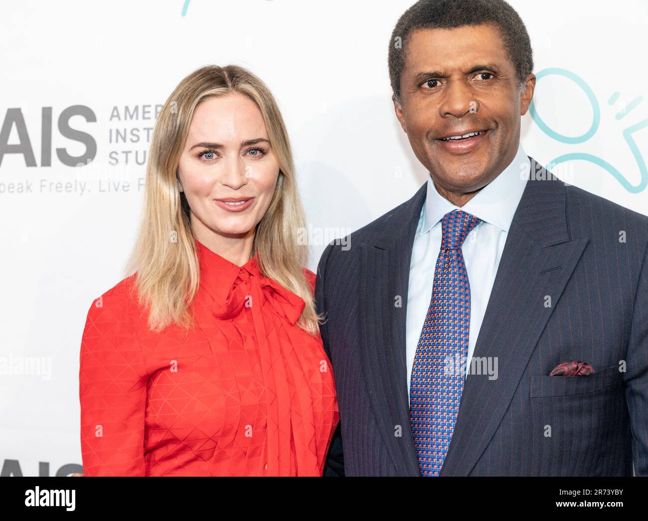 New York, USA. 13th June, 2023. Emily Blunt and Dr. Philip O. Ozuah ...