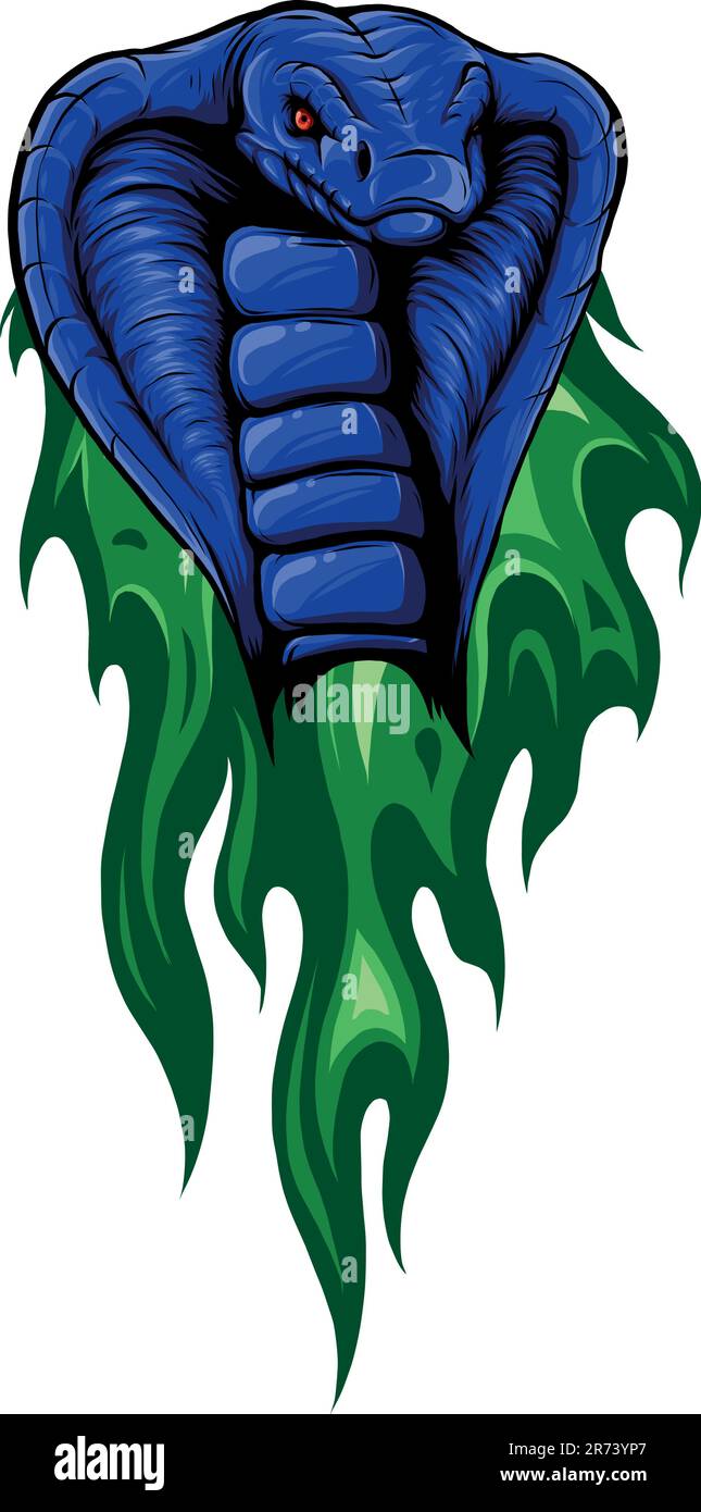 animal cobra head colored vector illustration design Stock Vector Image ...