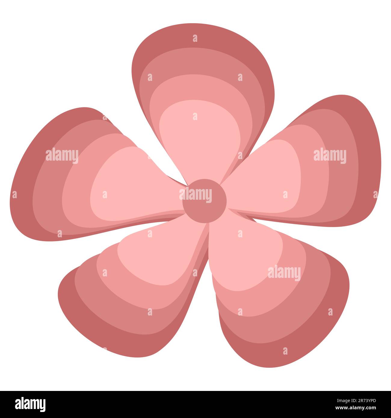 Monochrome paper close-up flower. Design element. Vector illustration ...